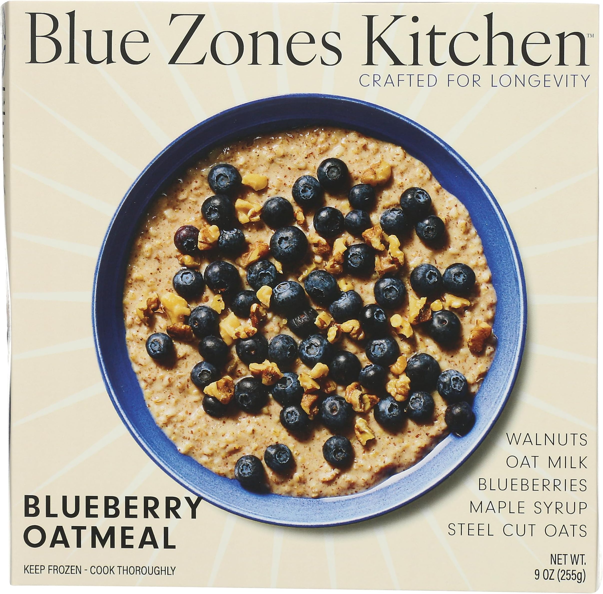 Amazon.com: Blue Zones Kitchen Blueberry Oatmeal, 9 OZ : Grocery ...