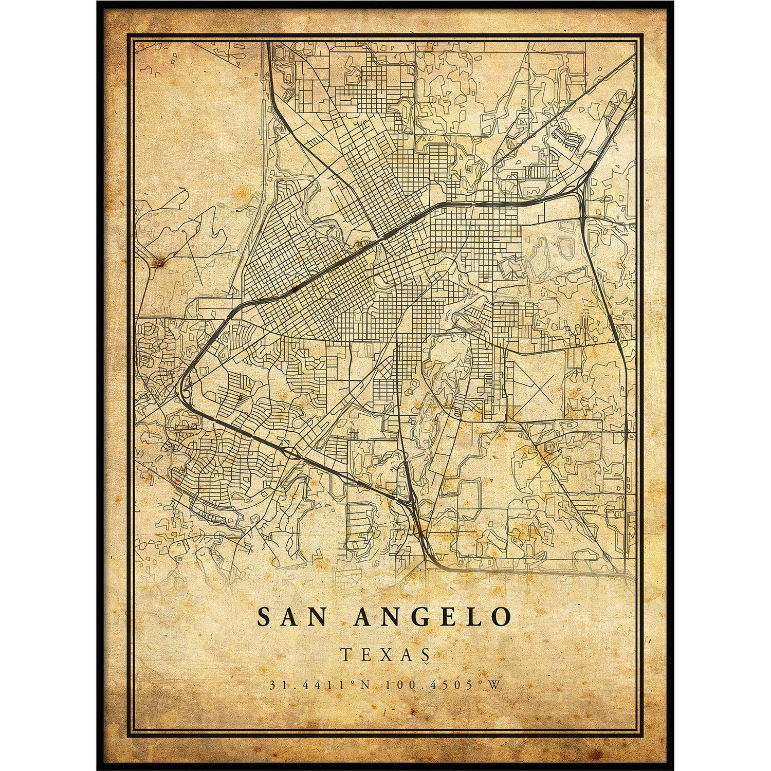 Google Map San Angelo