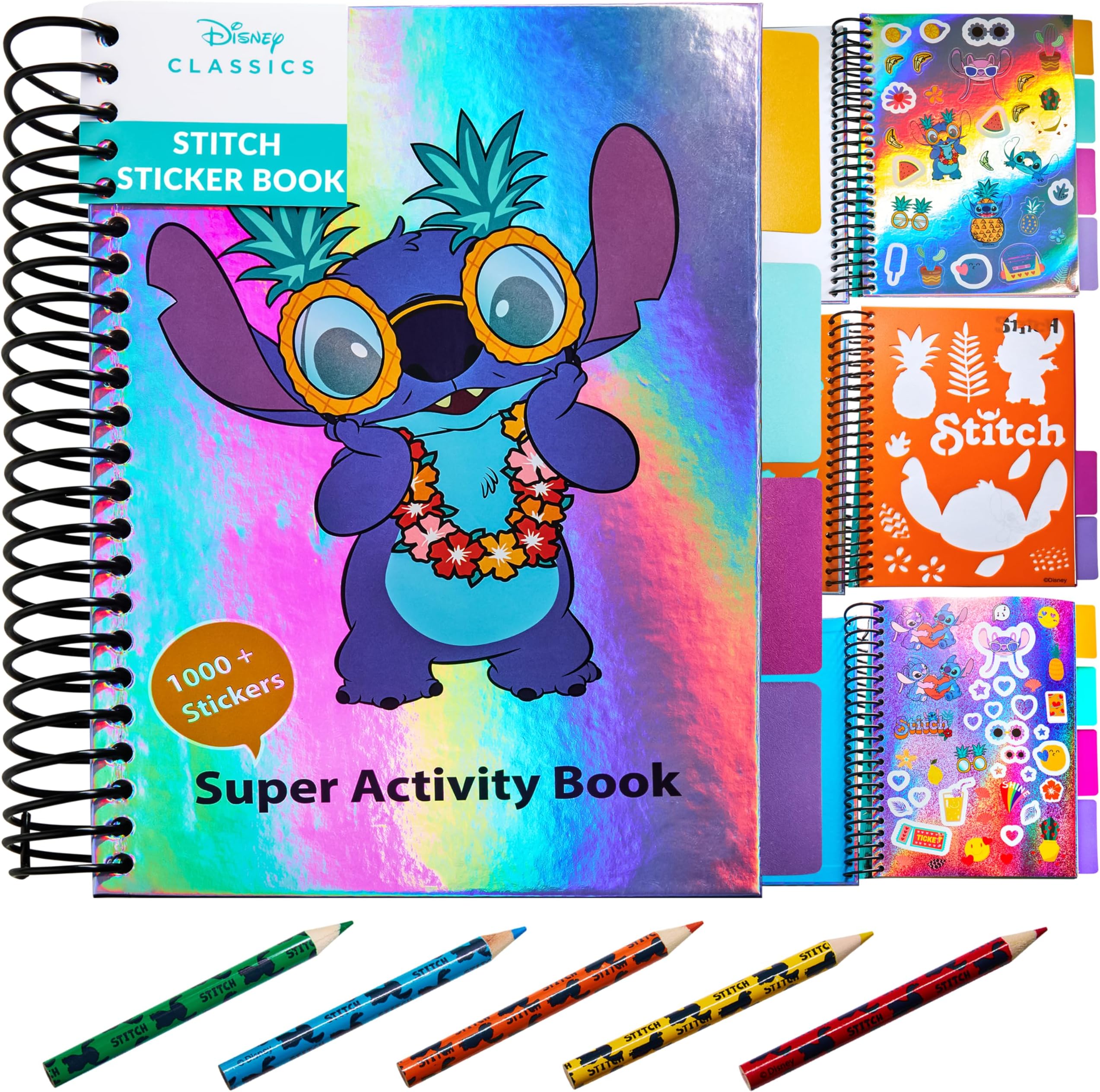 Amazon.com: Disney Stitch Art Set for Kids 130+ Pieces Frozen Colouring ...