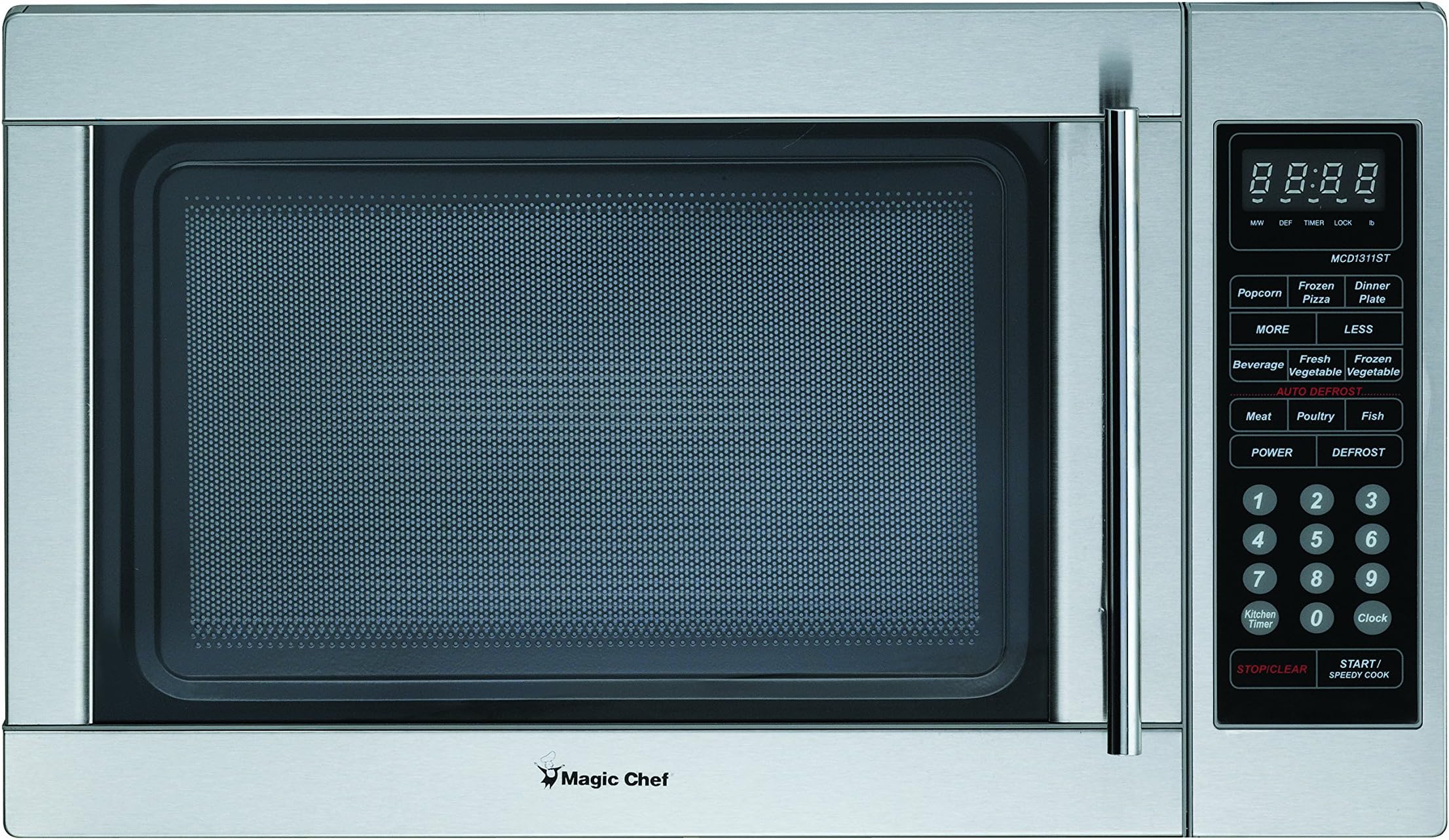 Amazon.com: Magic Chef MCPMCD1310ST MCD1310ST 1.3 cu.ft. Microwave ...