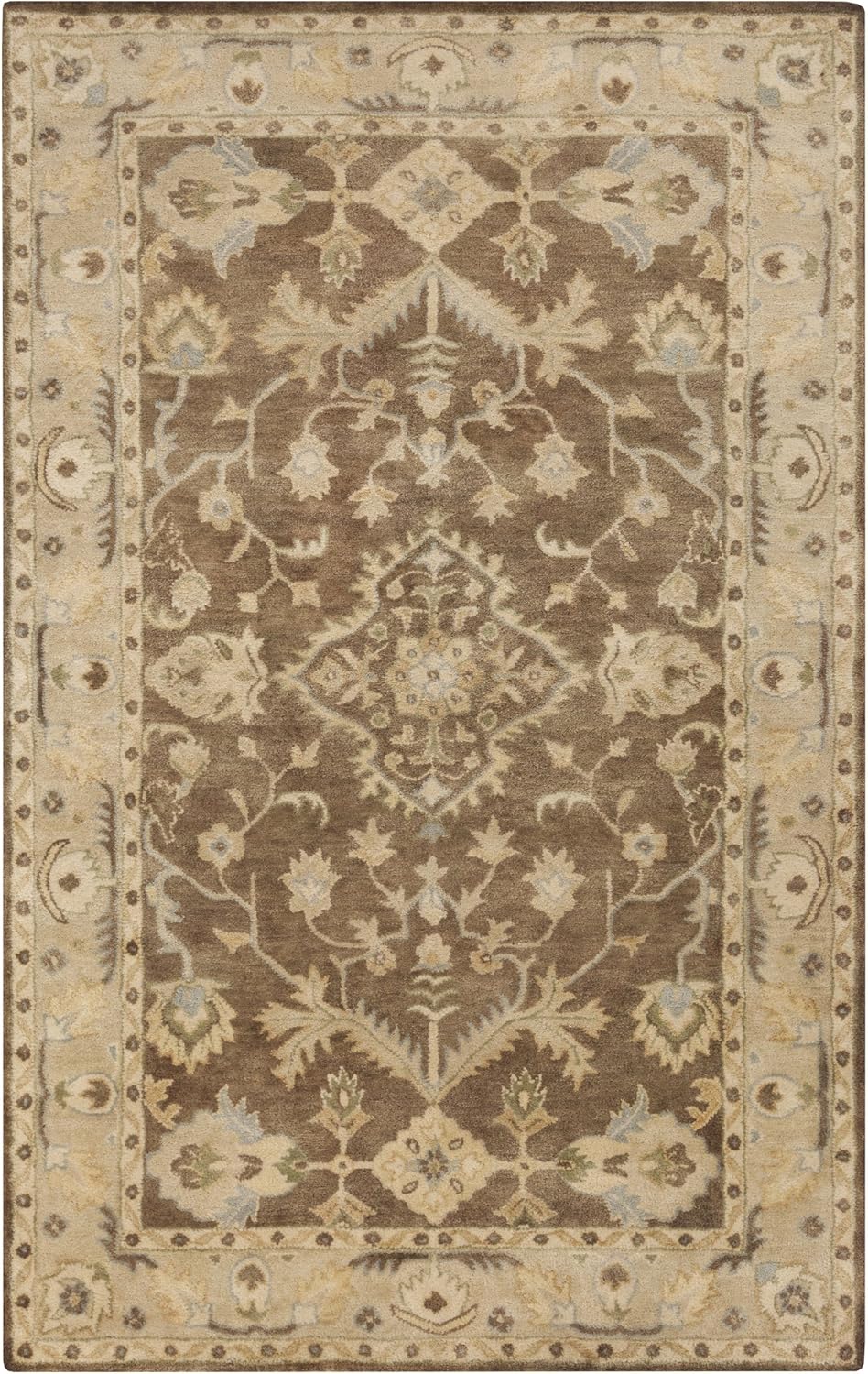 Amazon.com: Art of Knot Rafi Area Rug, 8' x 10', Brown/Neutral : Home ...