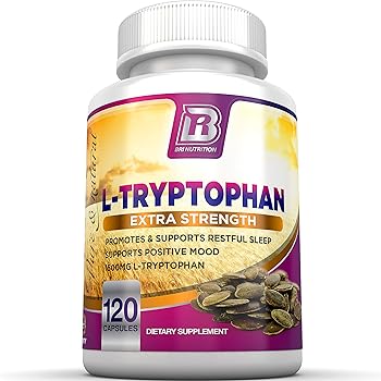 Amazon.com: Maximum Strength L Tryptophan Capsules, 1500mg Per Serving ...