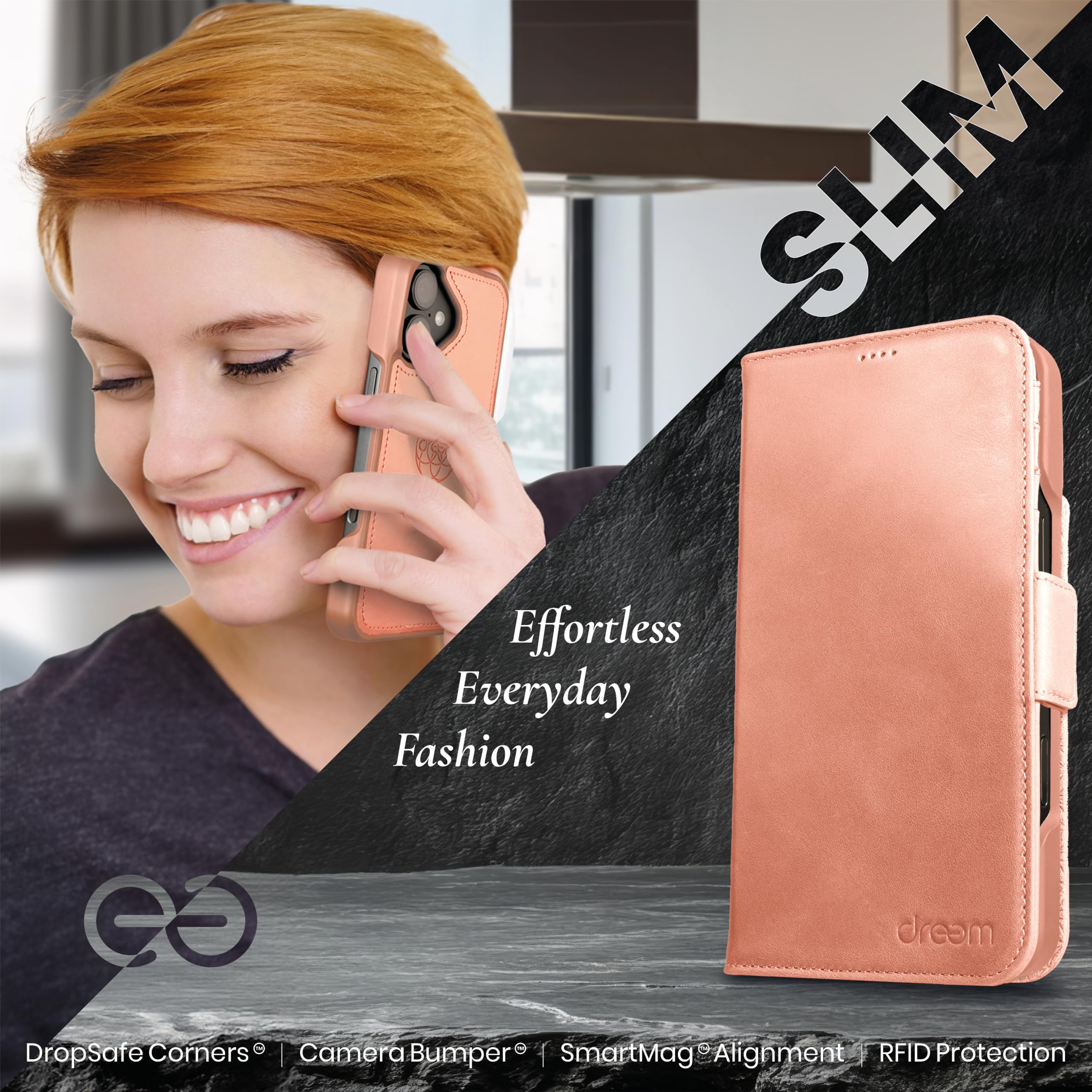 Amazon.co.jp: Dreem フィボナッチ（Fibonacci）2イン1 財布型ケース