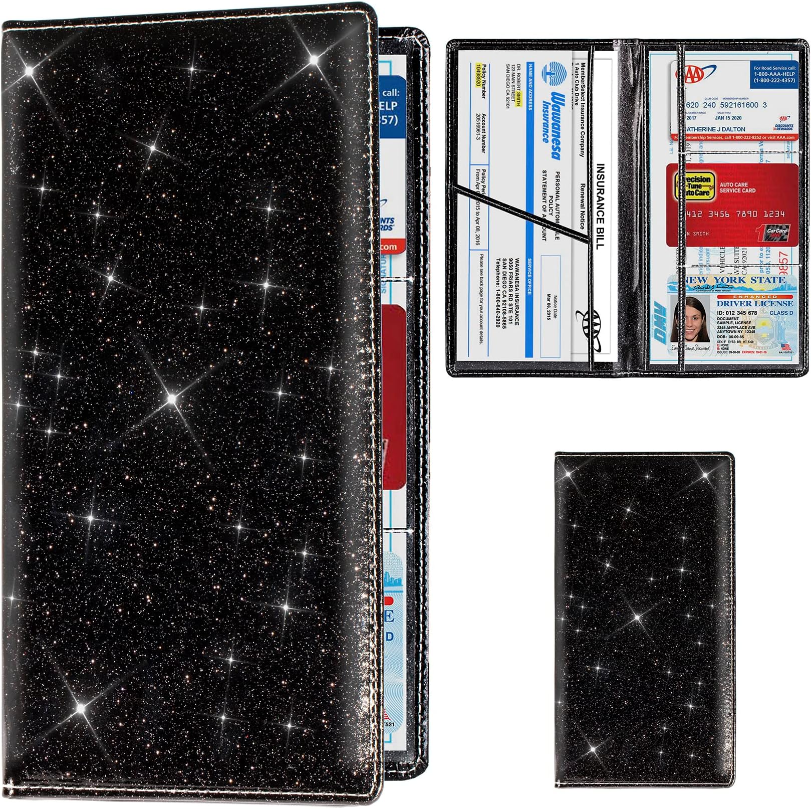 Amazon.com: 2 Pieces Sublimation Car Registration and Insurance Card ...