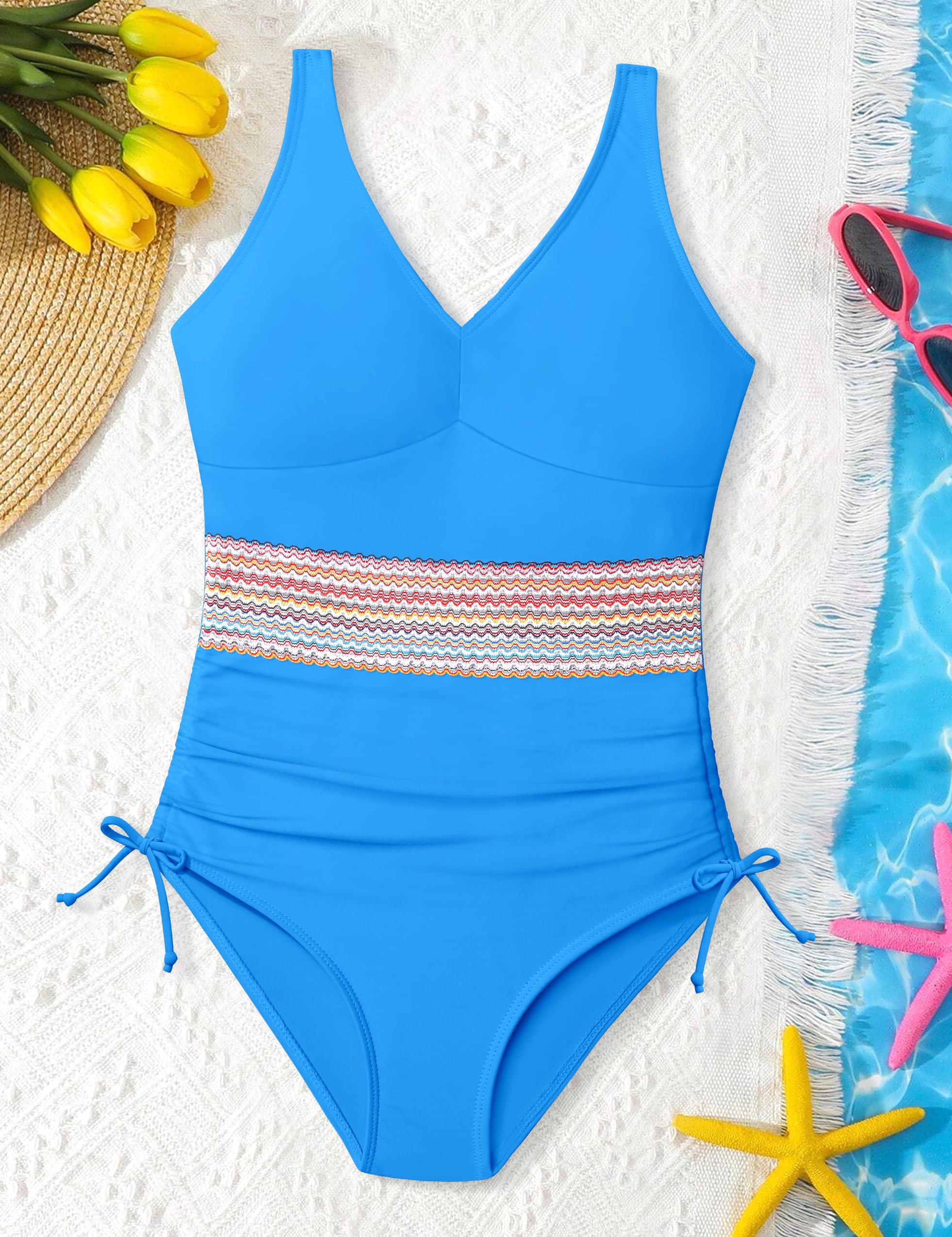 Snapklik.com : Doumlop Girls One Piece Swimsuit 12-14 Girls Bathing ...