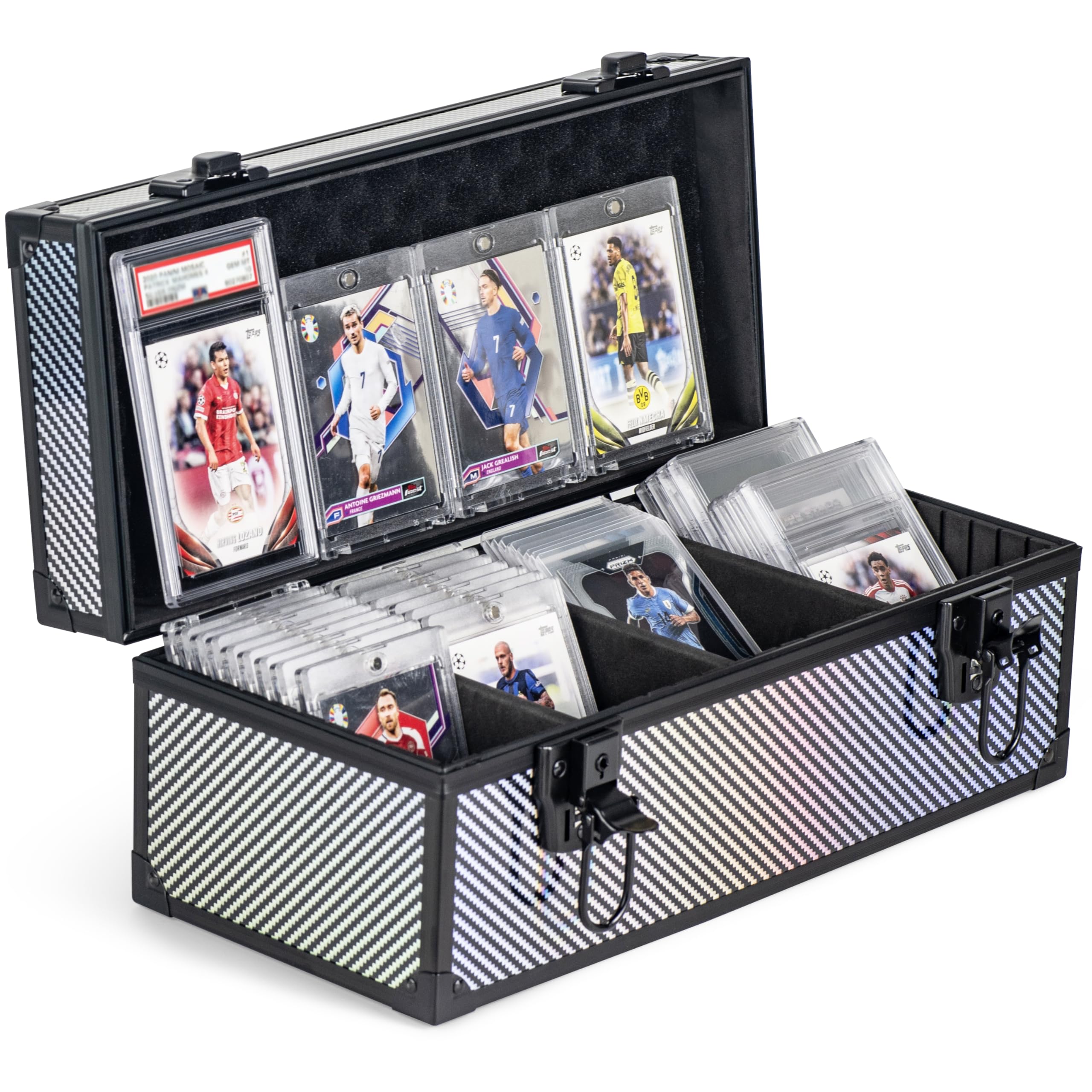 Toploader Storage Box JoyHood Graded Card Storage Box, Top Loaders ...