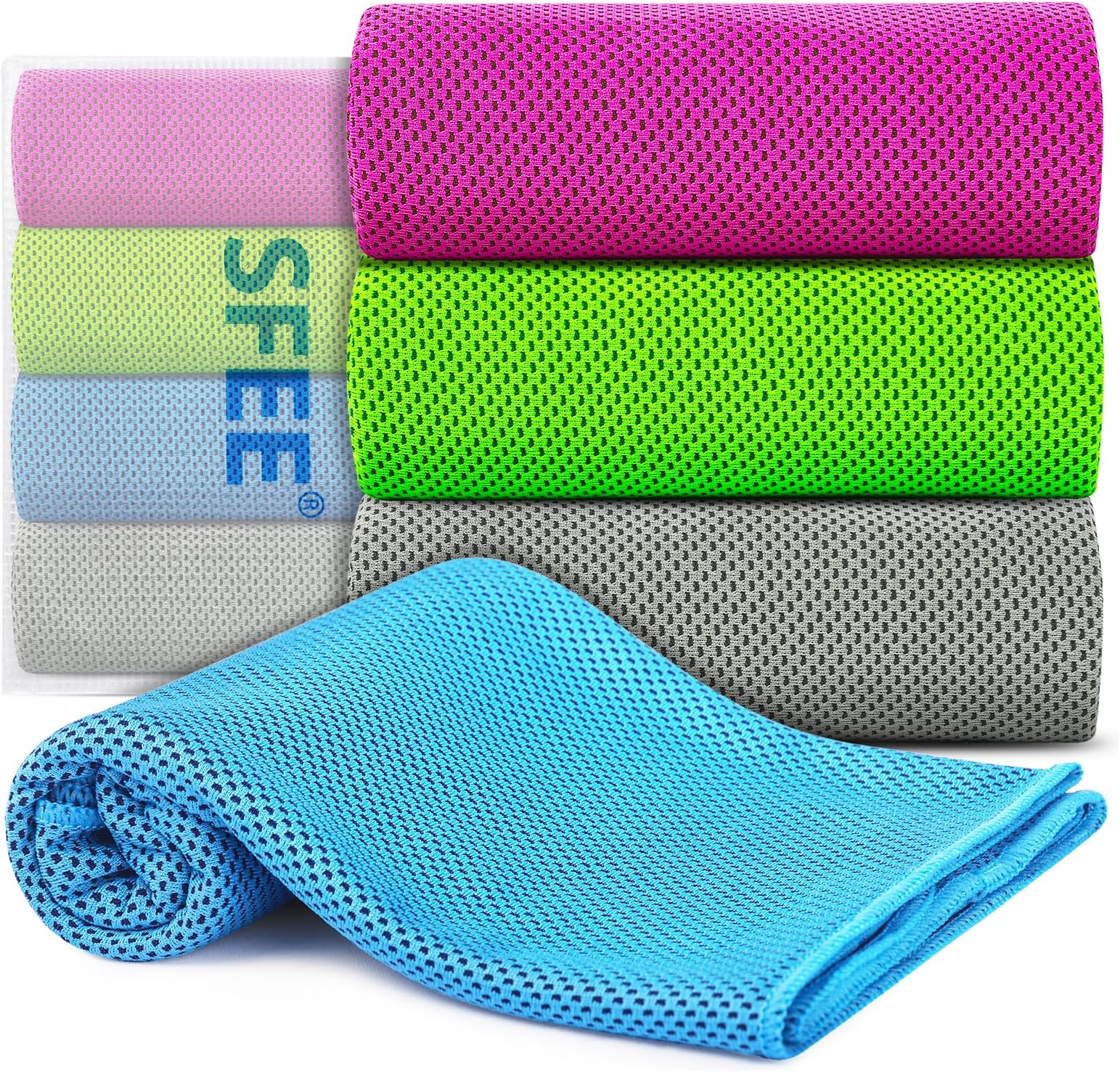 Amazon.com: TOBEHIGHER Cooling Towels - 4 Pack Cooling Towel(40"x12 ...