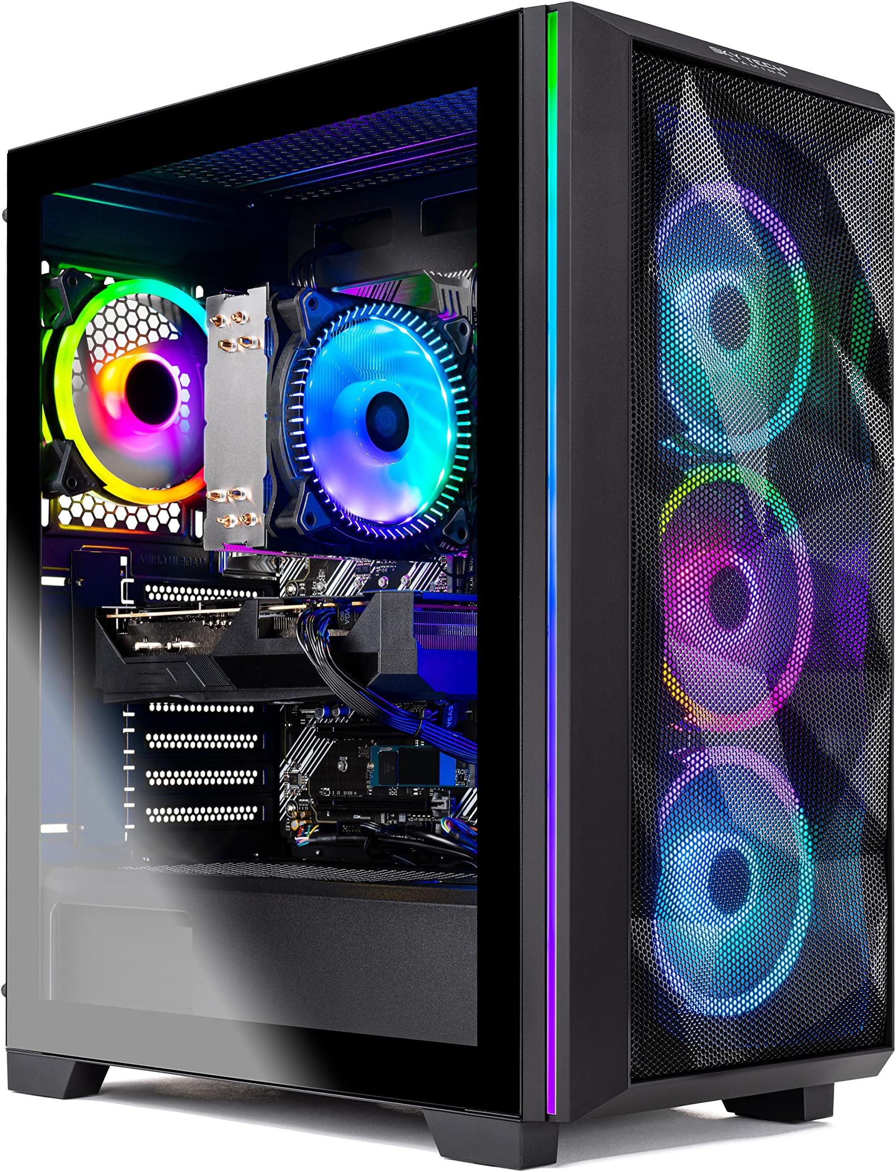 Amazon.com: Skytech Gaming Skytech Chronos Gaming PC Desktop – Intel ...