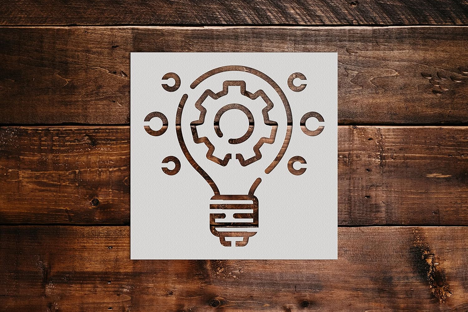 Amazon.com : Lightbulb Stencil DIY Reusable Craft Stencil and Painting ...
