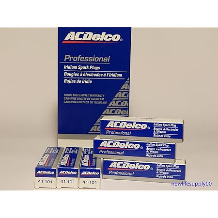 Amazon.com: ACDelco 41-103 Professional Iridium Spark Plug (6 Pack ...