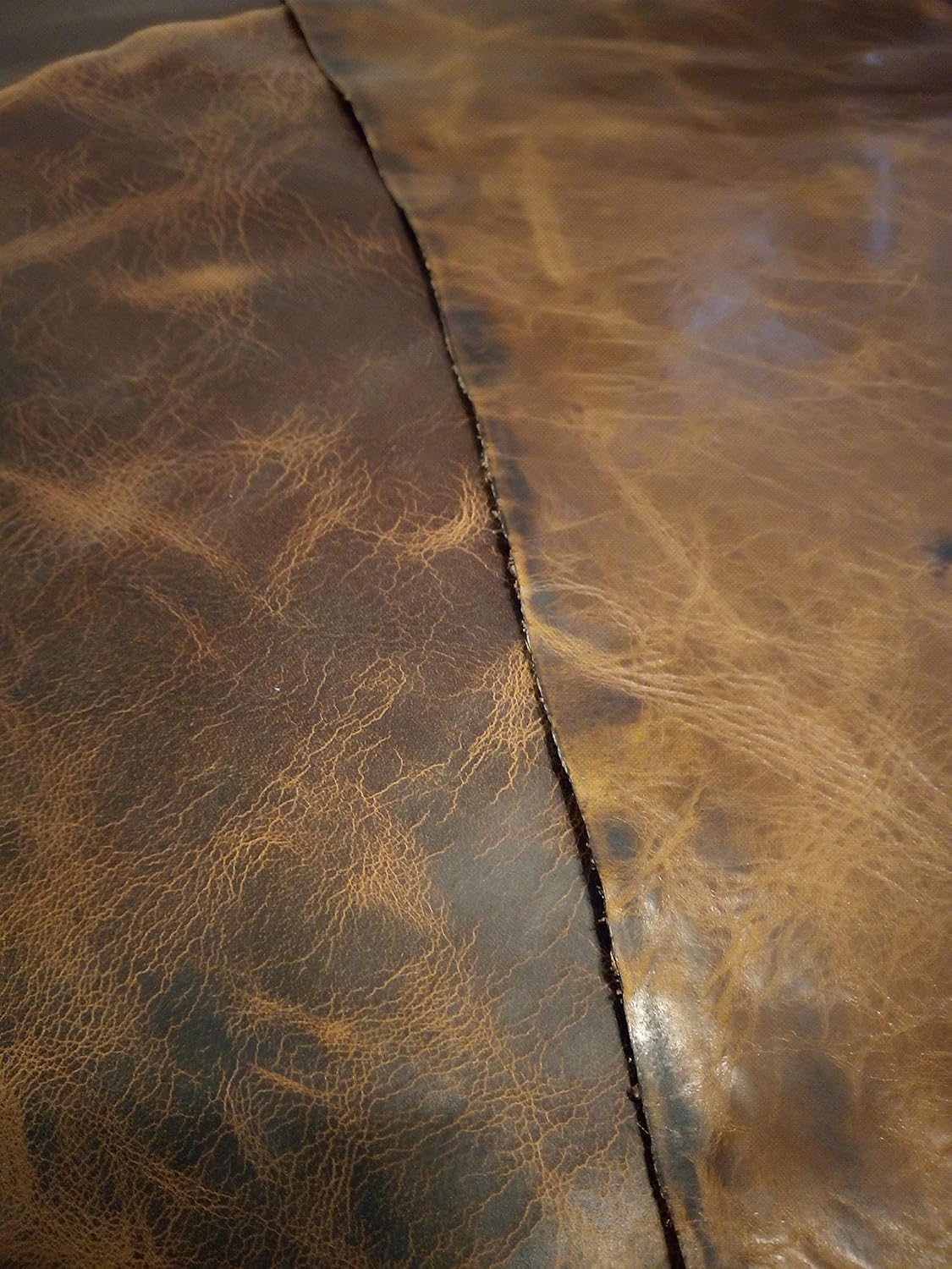 Amazon.com: Tooling Leather American Bison Tobacco Crazy, 2-3 SQF, 3/4 ...