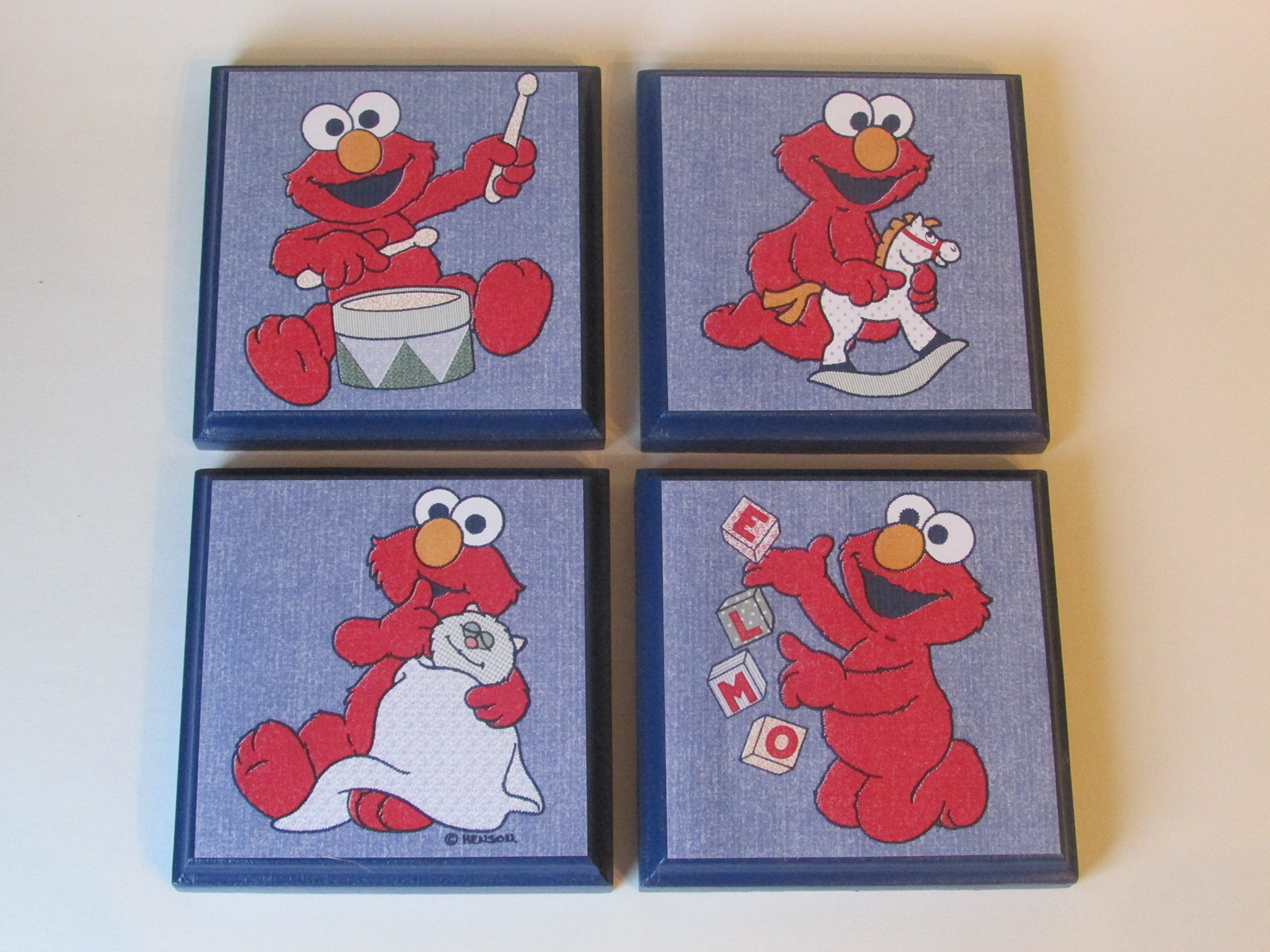Buy Sesame Street Room Wall Plaques - Set of 6 Sesame Street Room Decor - Big Bird - Ernie ...