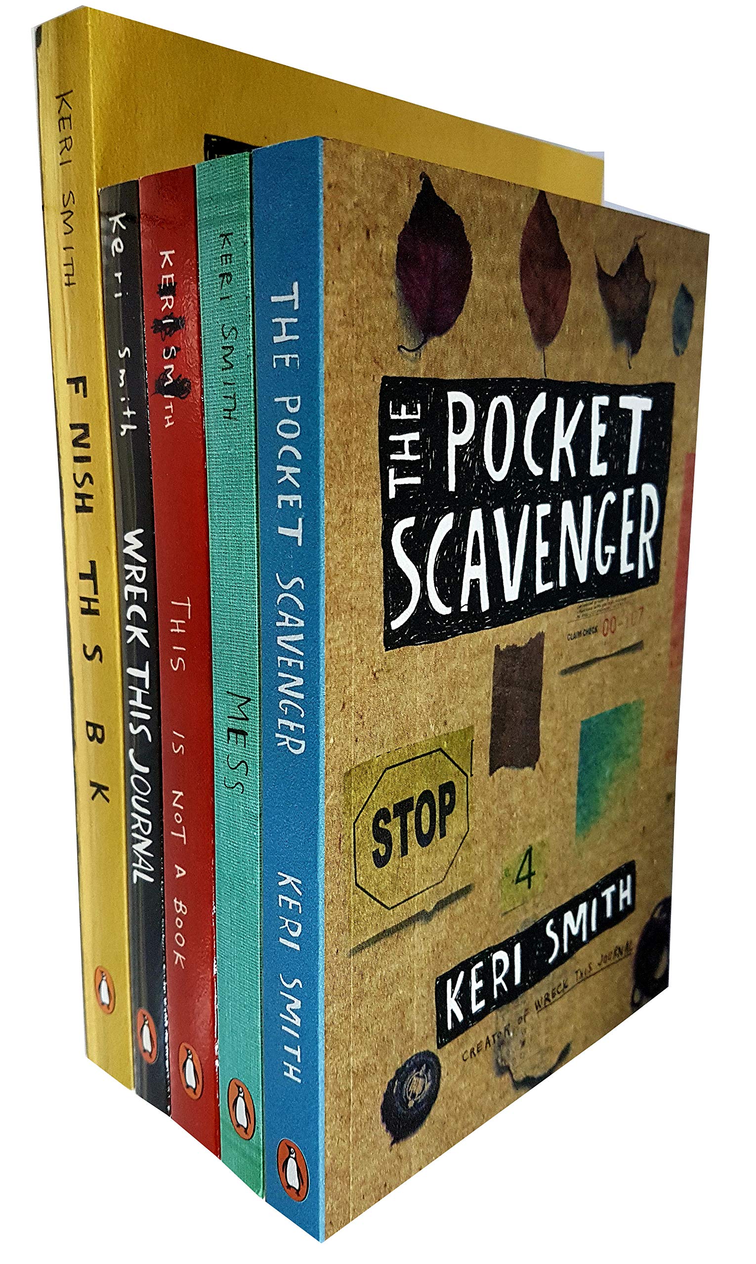 Keri Smith 5 Books Collection Set ( Finish This Book, Wreck This ...