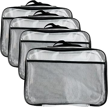 Amazon.com: HAPPIBOX 4PC Large Mesh Storage Bag for Board Games ...