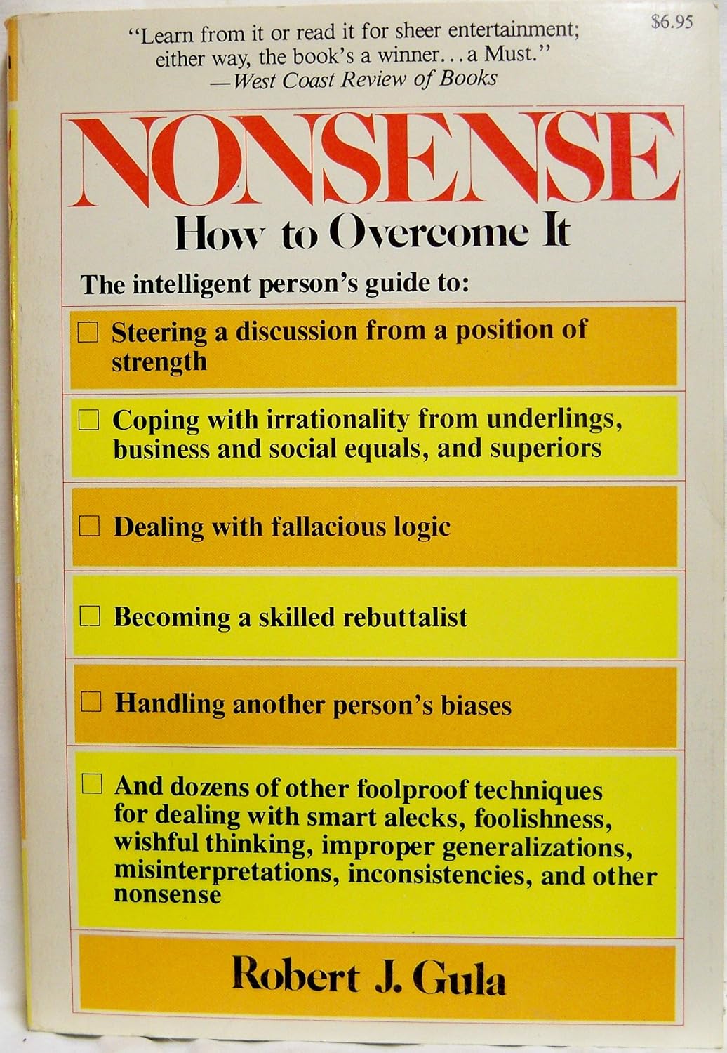 Nonsense: How to Avoid It: Gula, Robert J.: 9780812861167: Amazon.com ...