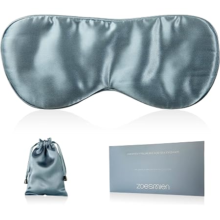 Amazon.com: Sleep Mask 100% Mulberry Silk with Adjustable Strap ...