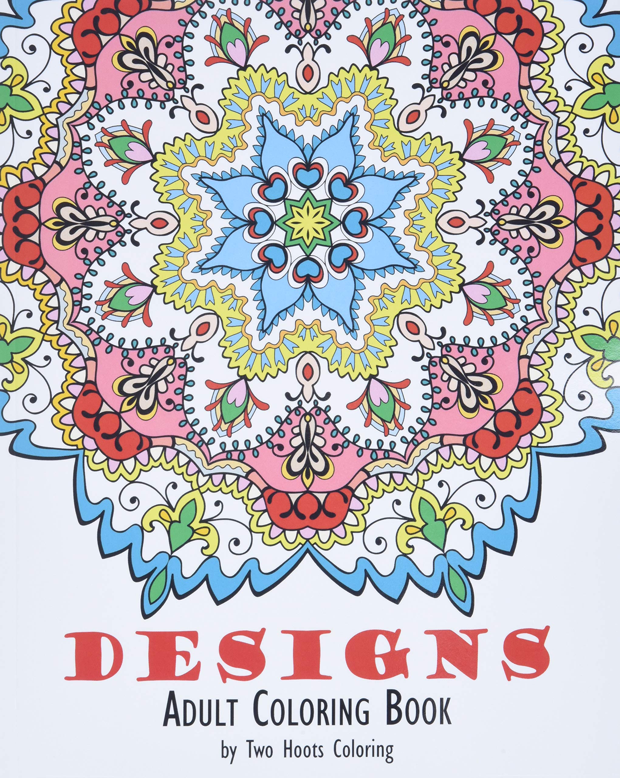 Adult Coloring Book: Designs: Coloring, Two Hoots: 9780692591079 ...