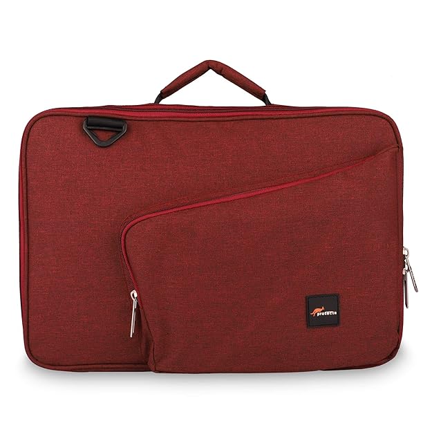 Protecta Vertex Lite Slim Profile Laptop Briefcase Bag with Organiser ...