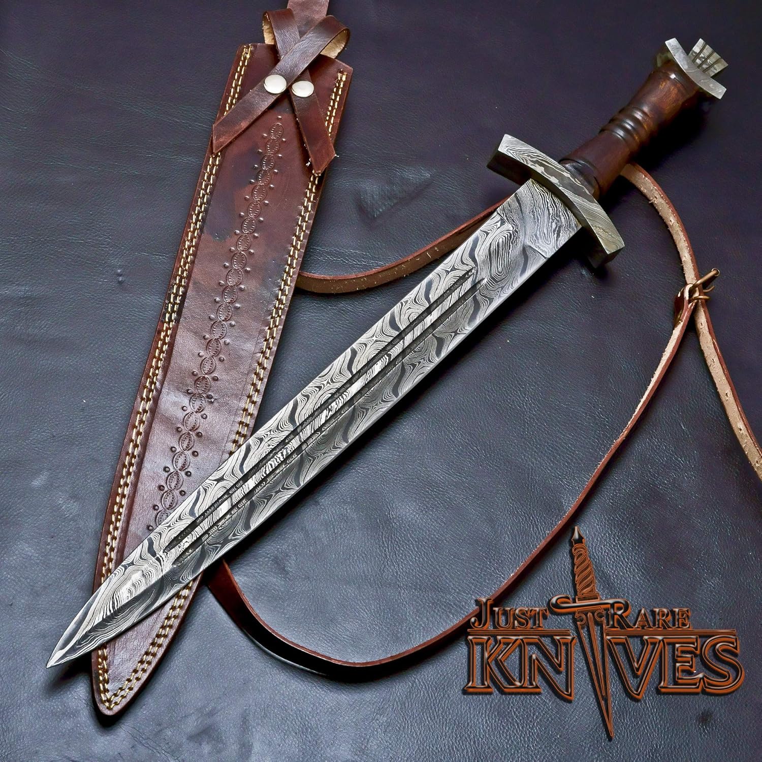 Amazon.com : JUSTRAREKNIVES USA Special Edition: 24" Viking Custom Made ...