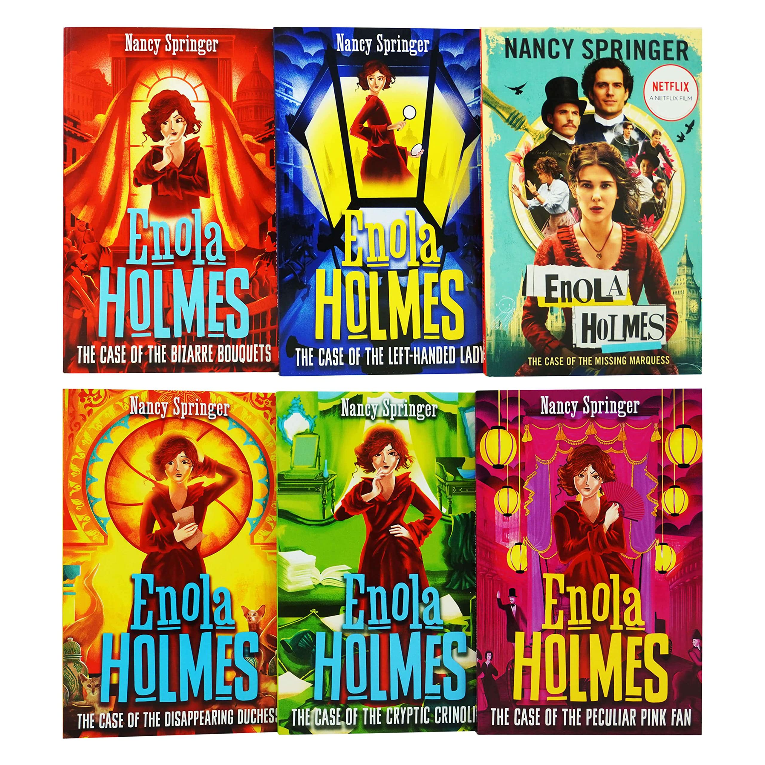 Snapklik.com : Enola Holmes Mystery Series 6 Books Collection Set Nancy ...