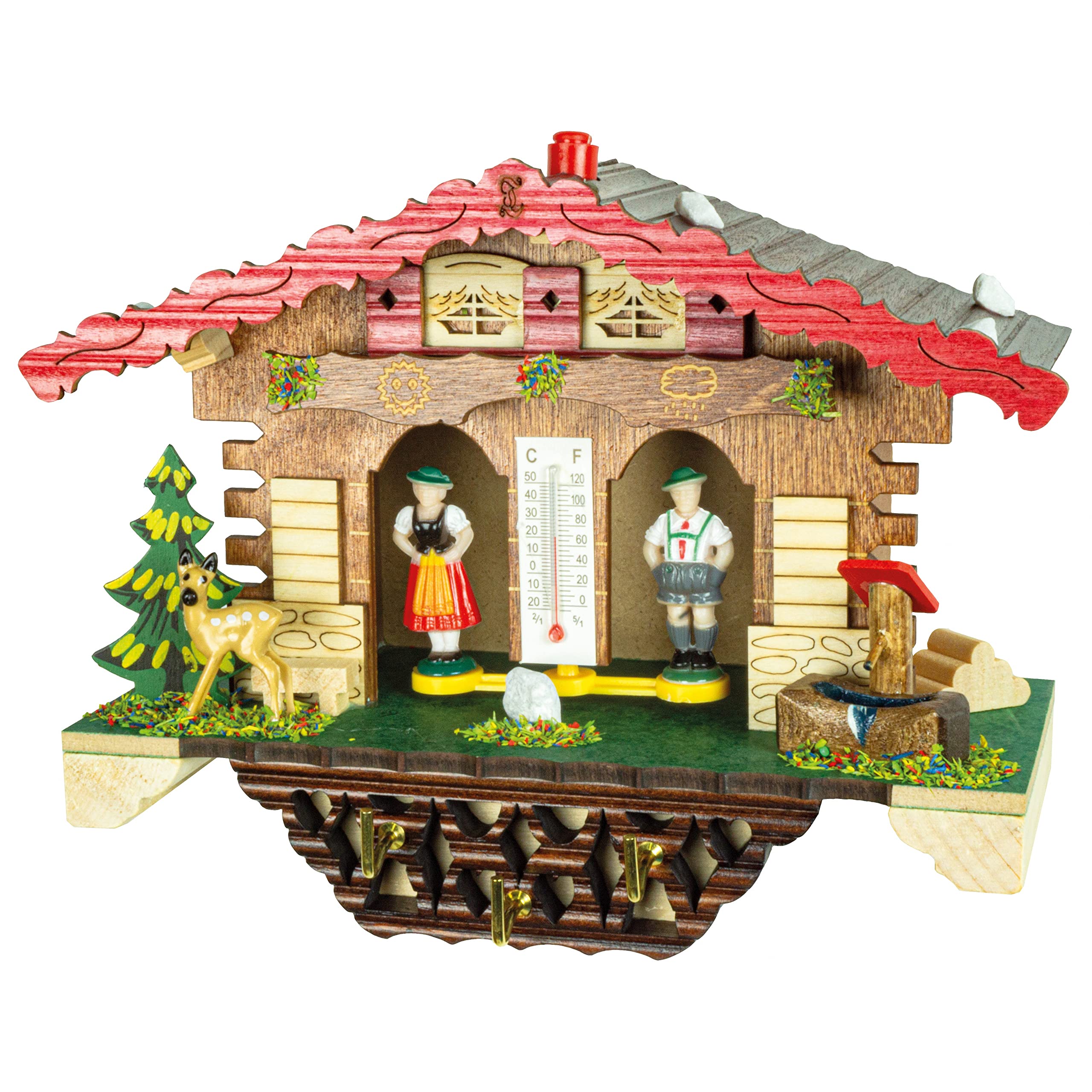 German Black Forest weather house with keyboard TU 1807 – BigaMart
