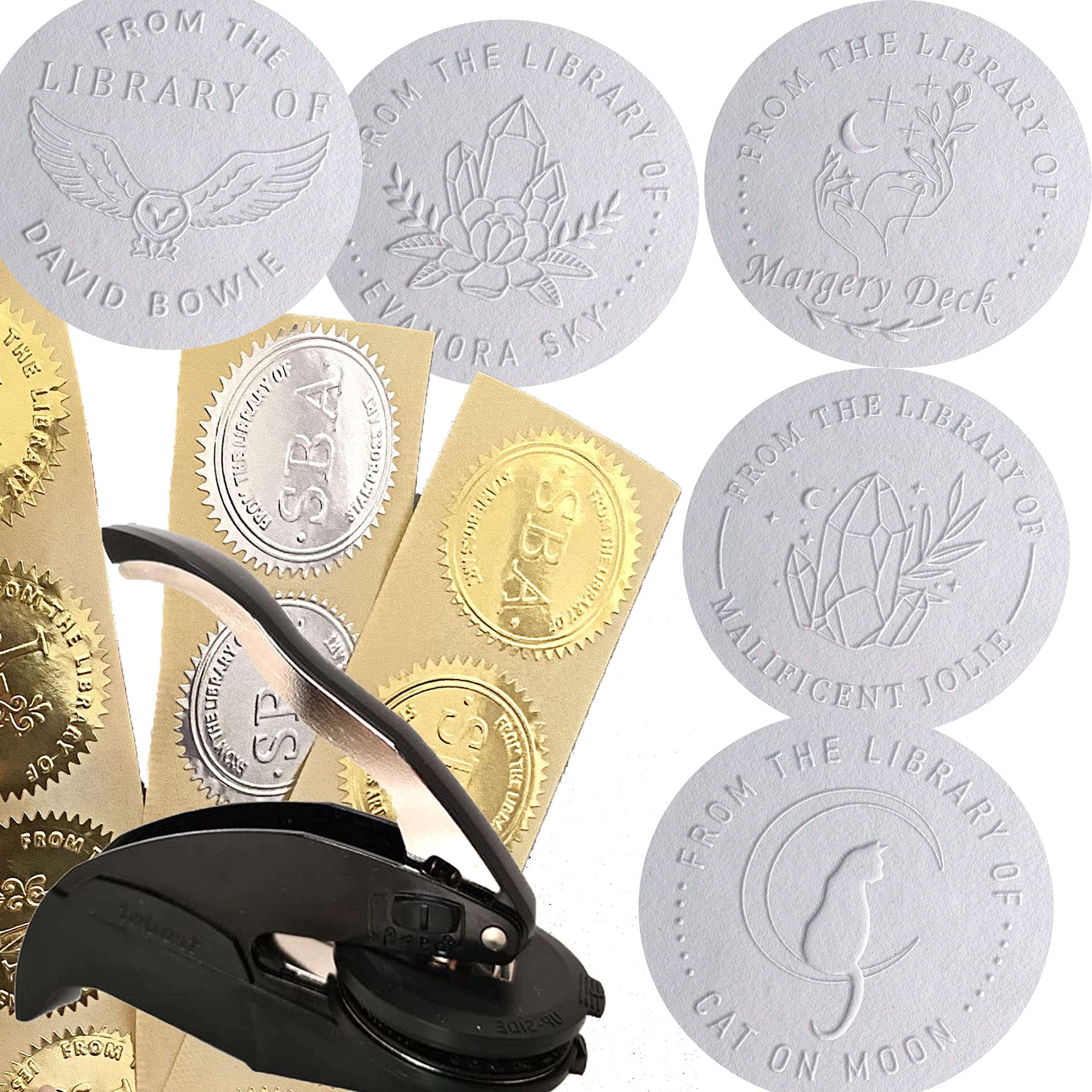 Amazon.com : Magick Celestial Library of Stamp or Embosser. Custom ...