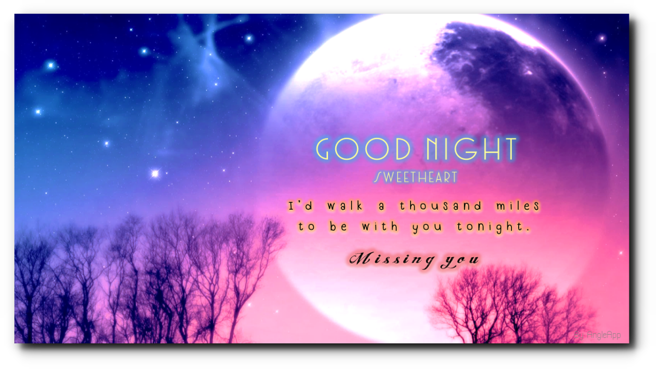 Beautiful Good Night Wallpapers Good Night Text Style Black Background