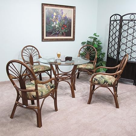 Amazon.com - urbandesignfurnishings.com Premium Rattan Dining Furniture ...