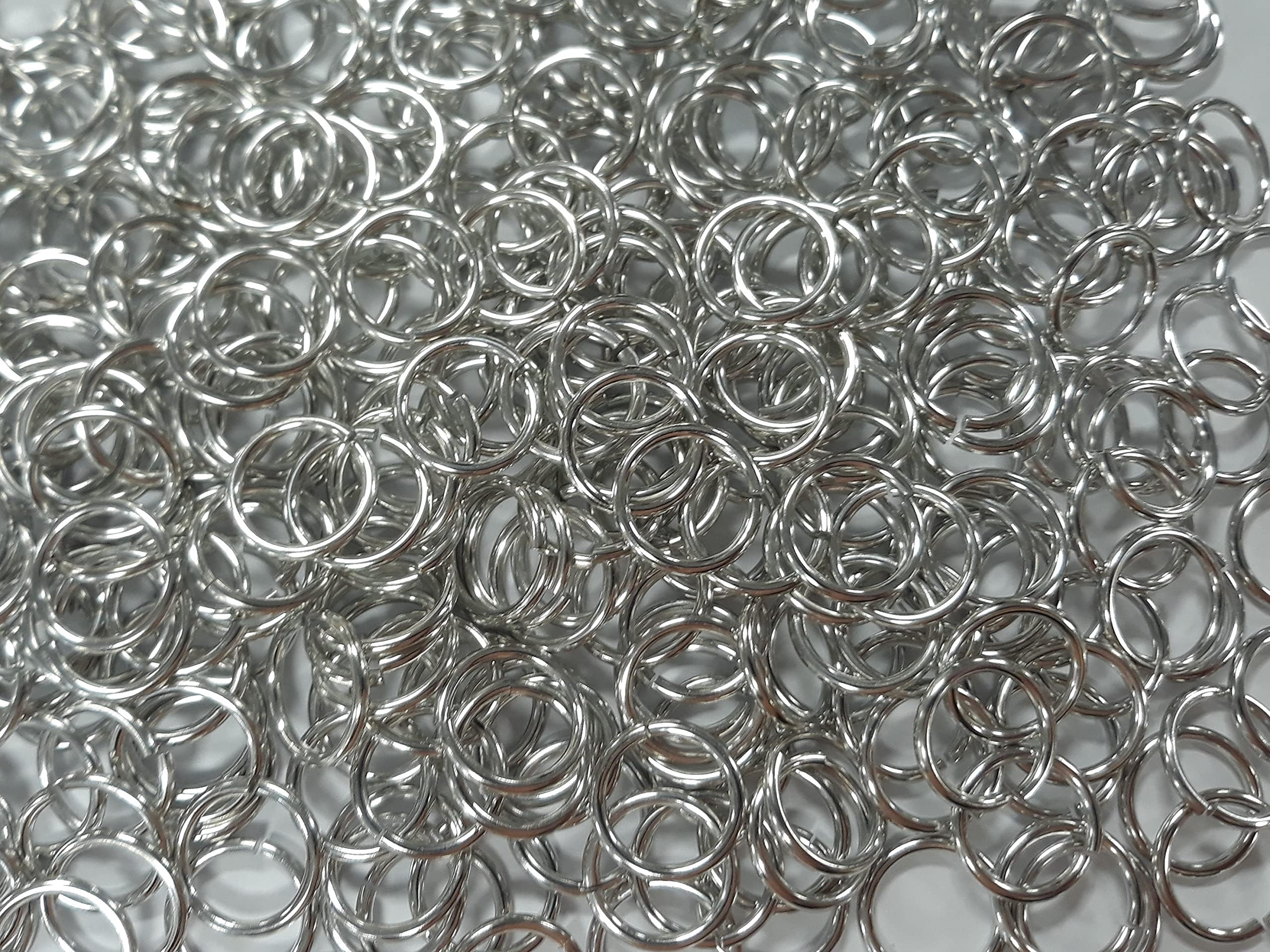 Amazon.com: PH PandaHall 8400pcs Aluminum Jump Rings 6mm Chainmail ...