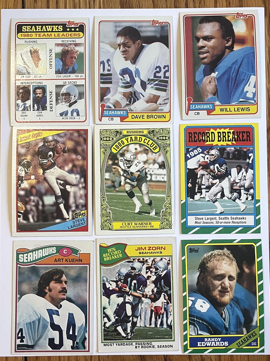 Amazon.com: 1970'S-1980's Topps Seattle Seahawks Football Cards ...