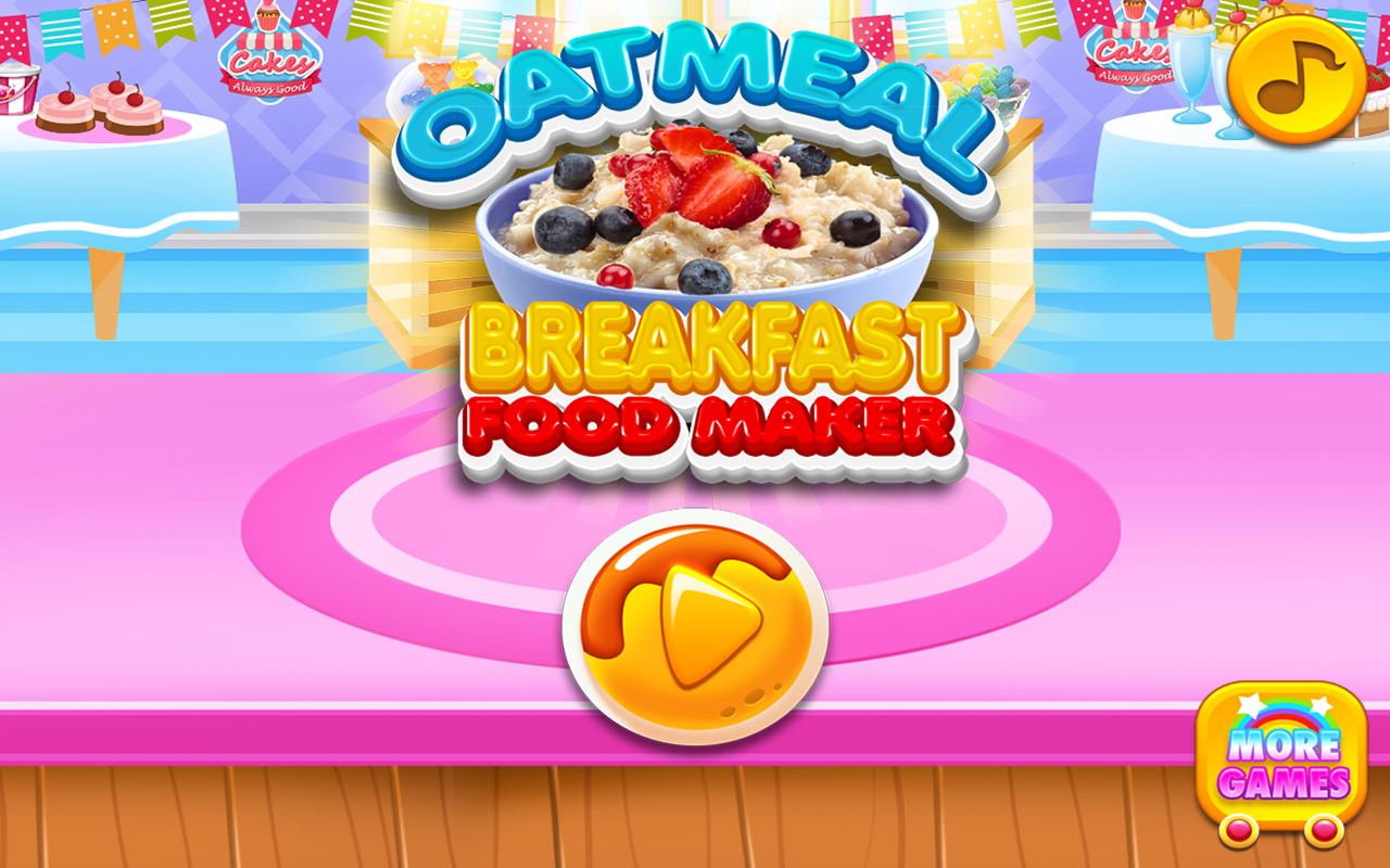 My Breakfast Food - Let's Make Oatmeal Kids Cooking Games FREE - App on ...