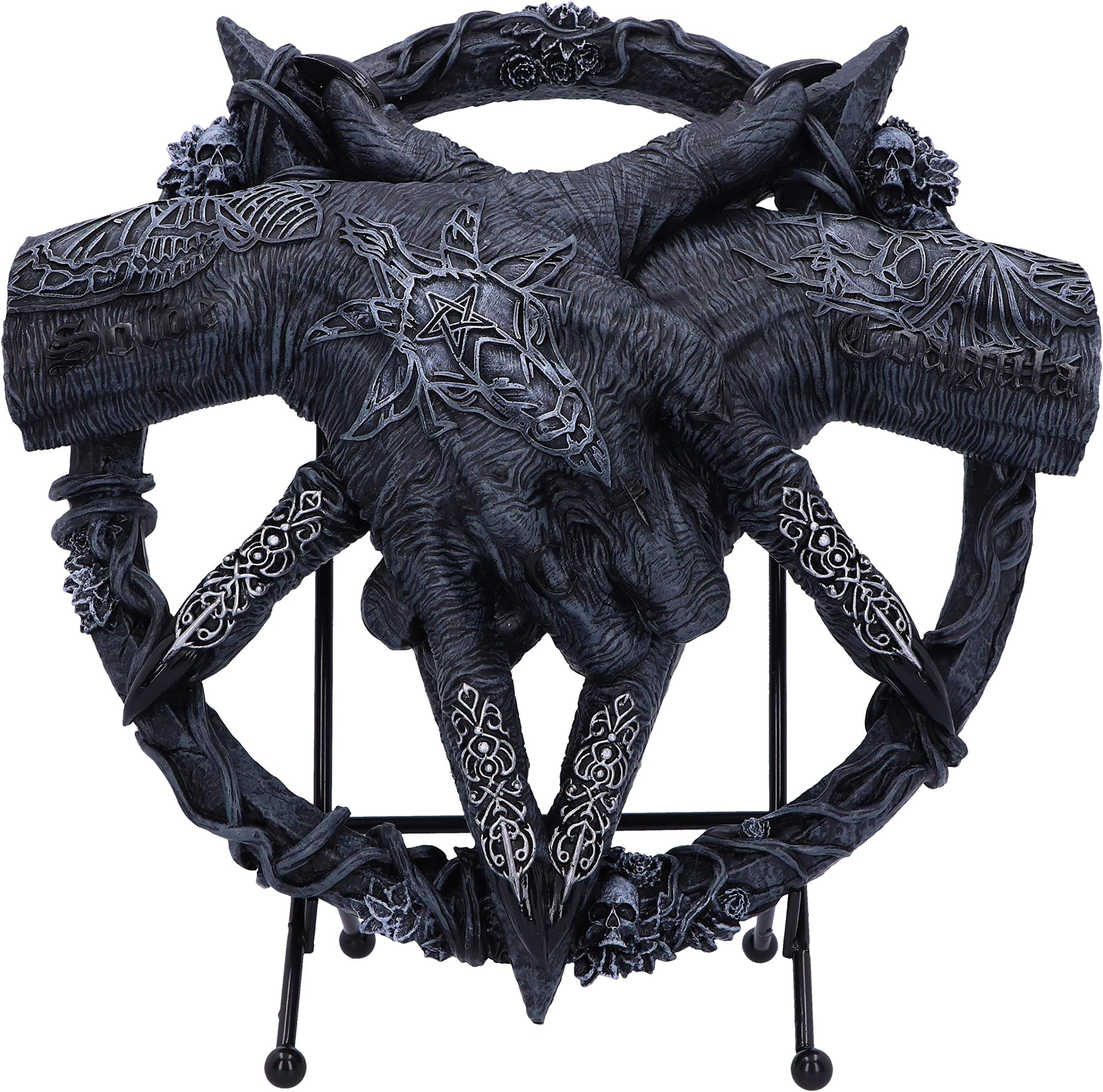 Amazon.com: Nemesis Now Baphomet's Invocation Wall Plaque, Black, 30 ...