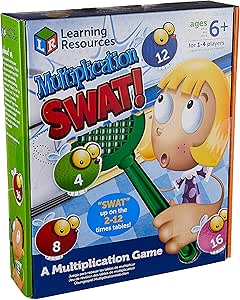 Amazon.com: Learning Resources Multiplication Swat!, Ages 6+ : Toys & Games