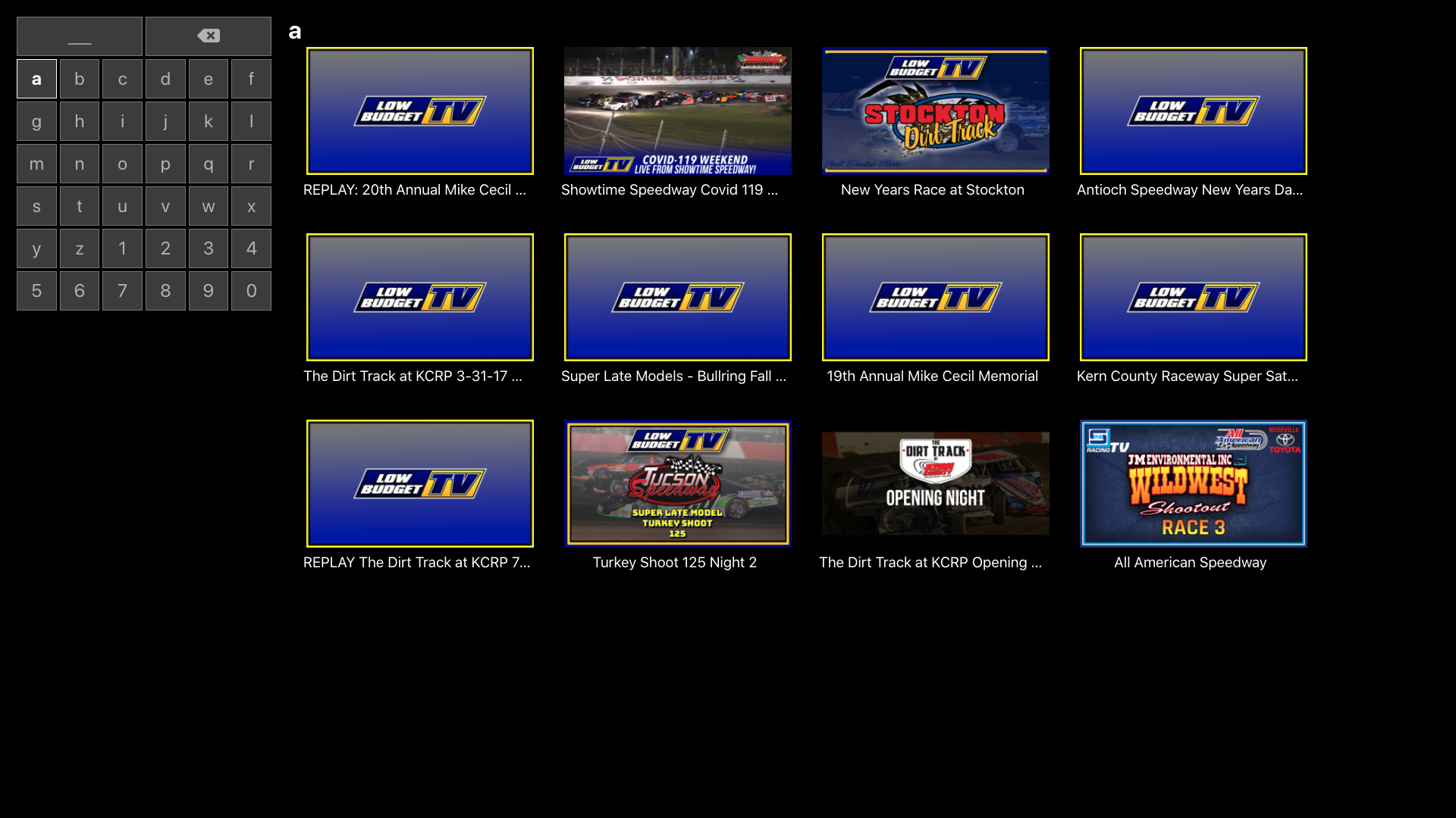 Low Budget TV - App on Amazon Appstore