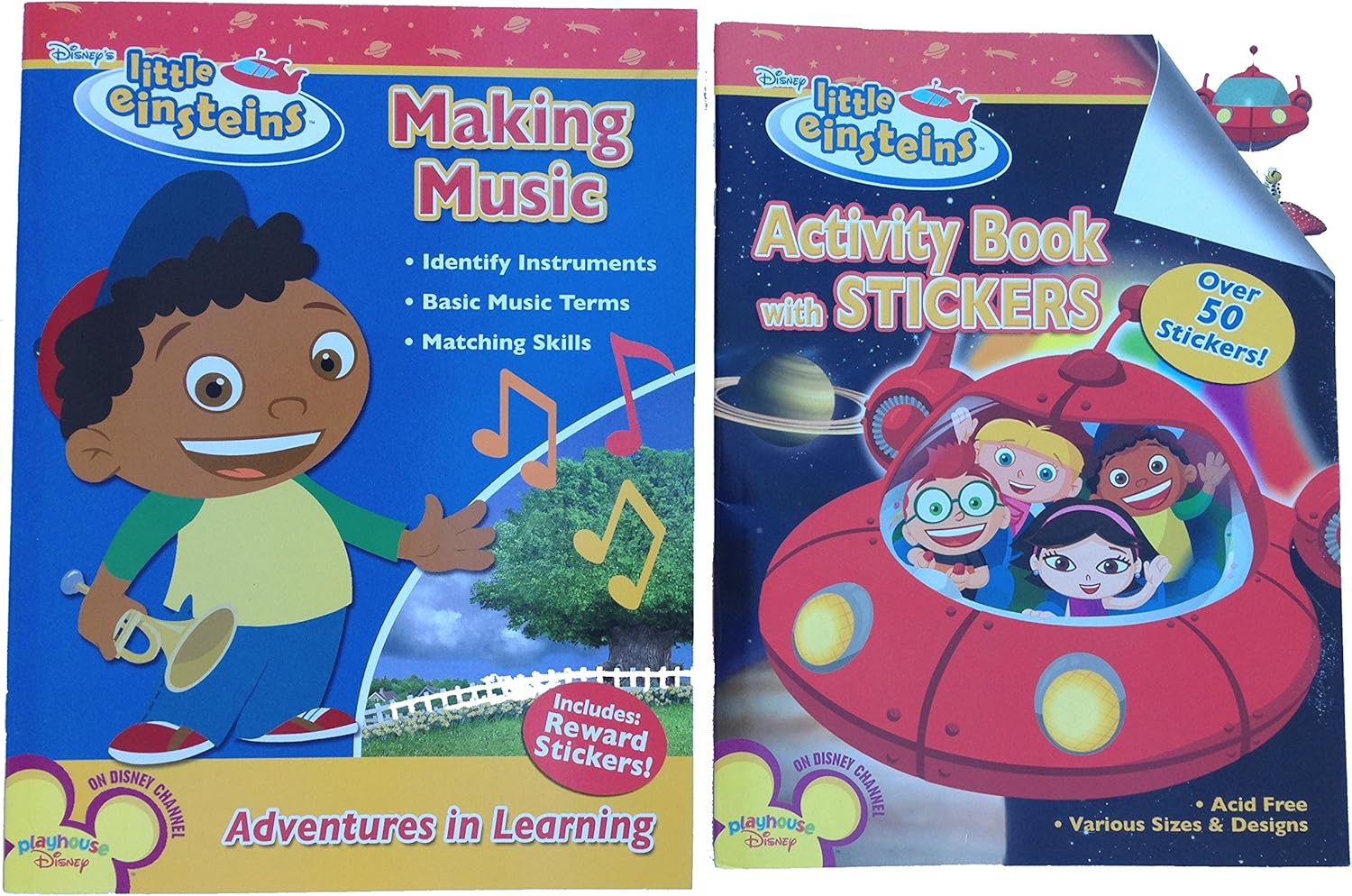 Little Einsteins Activity Book with Stickers and Making Music ...