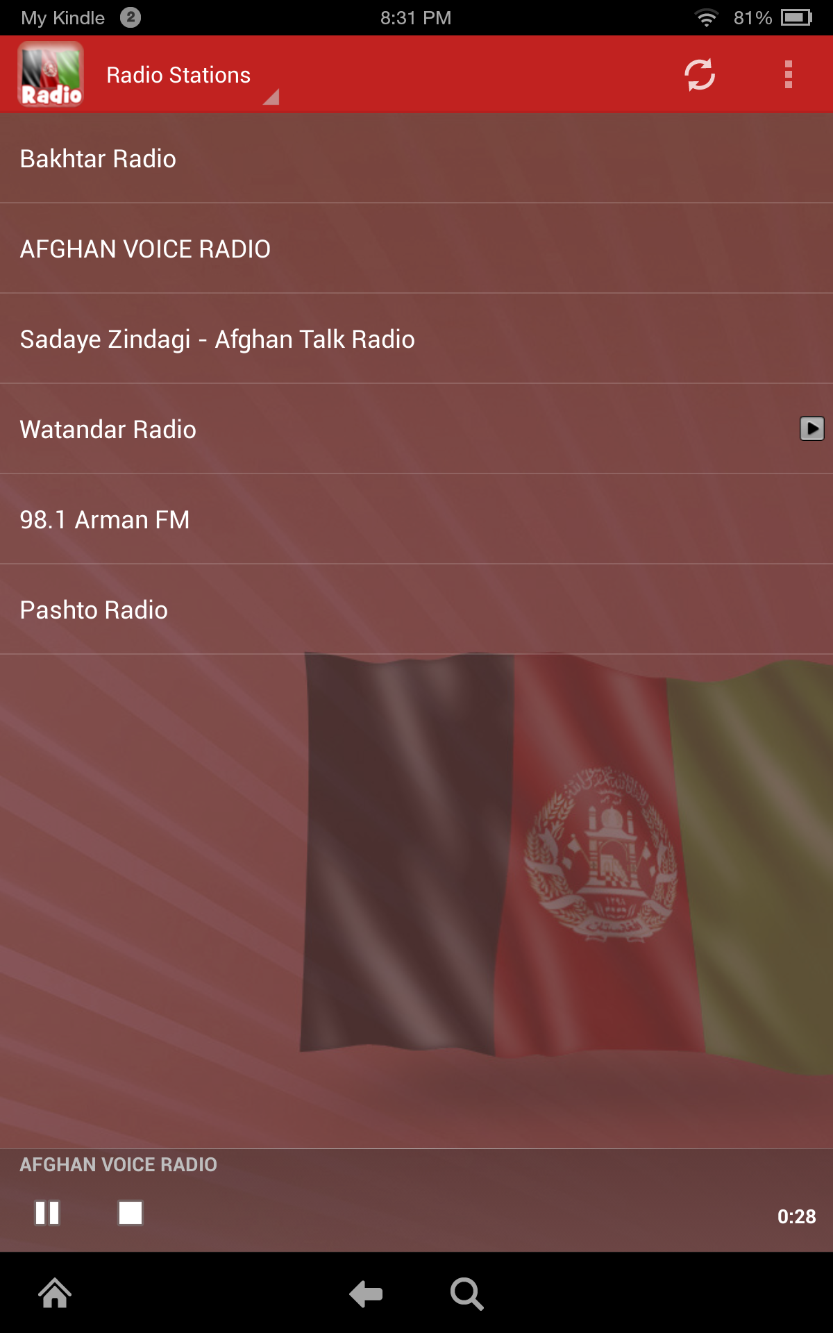 Afghanistan Radio - App on Amazon Appstore