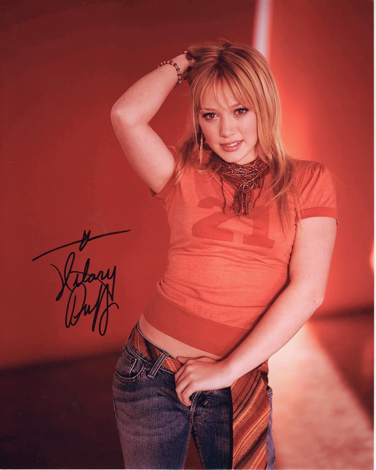 Amazon.com: Hilary Duff Autograph Signed 8 x 10 Photo: Home & Kitchen