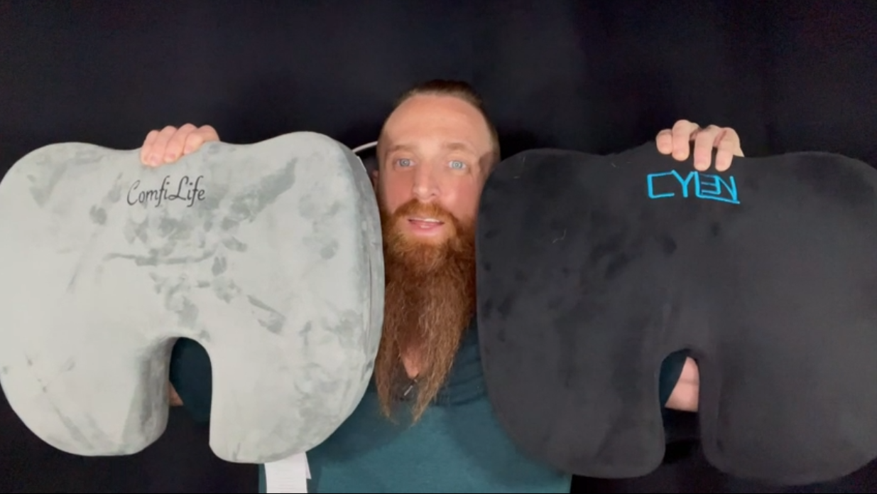Watch Seat Cushion Showdown For Bursitis& ComfiLife vs CYLEN on Amazon Live