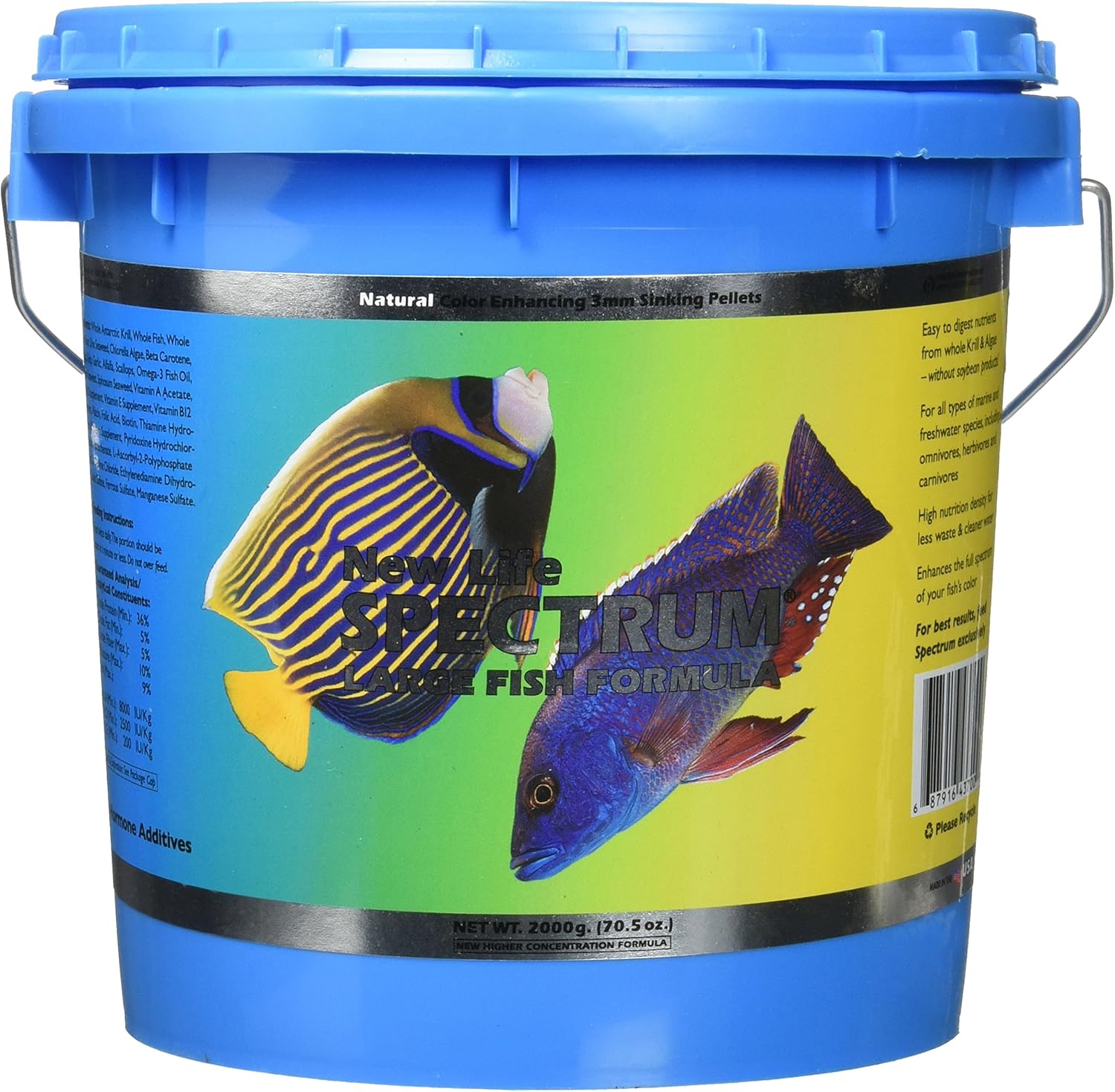 Amazon.com: New Life Spectrum 62025 Large Fish Formula Sinking Pellets ...