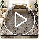 Amazon.com: Istana 5x7 Area Rugs - Beige Grey/Light Cream Area Rug ...