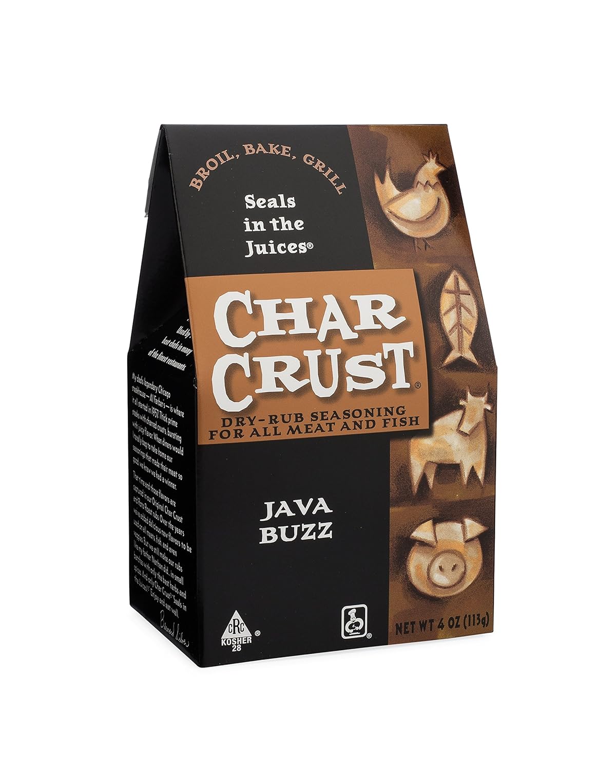 Amazon.com : Char Crust Meat Seasonings, Java Buzz, 6 Count : Grocery ...