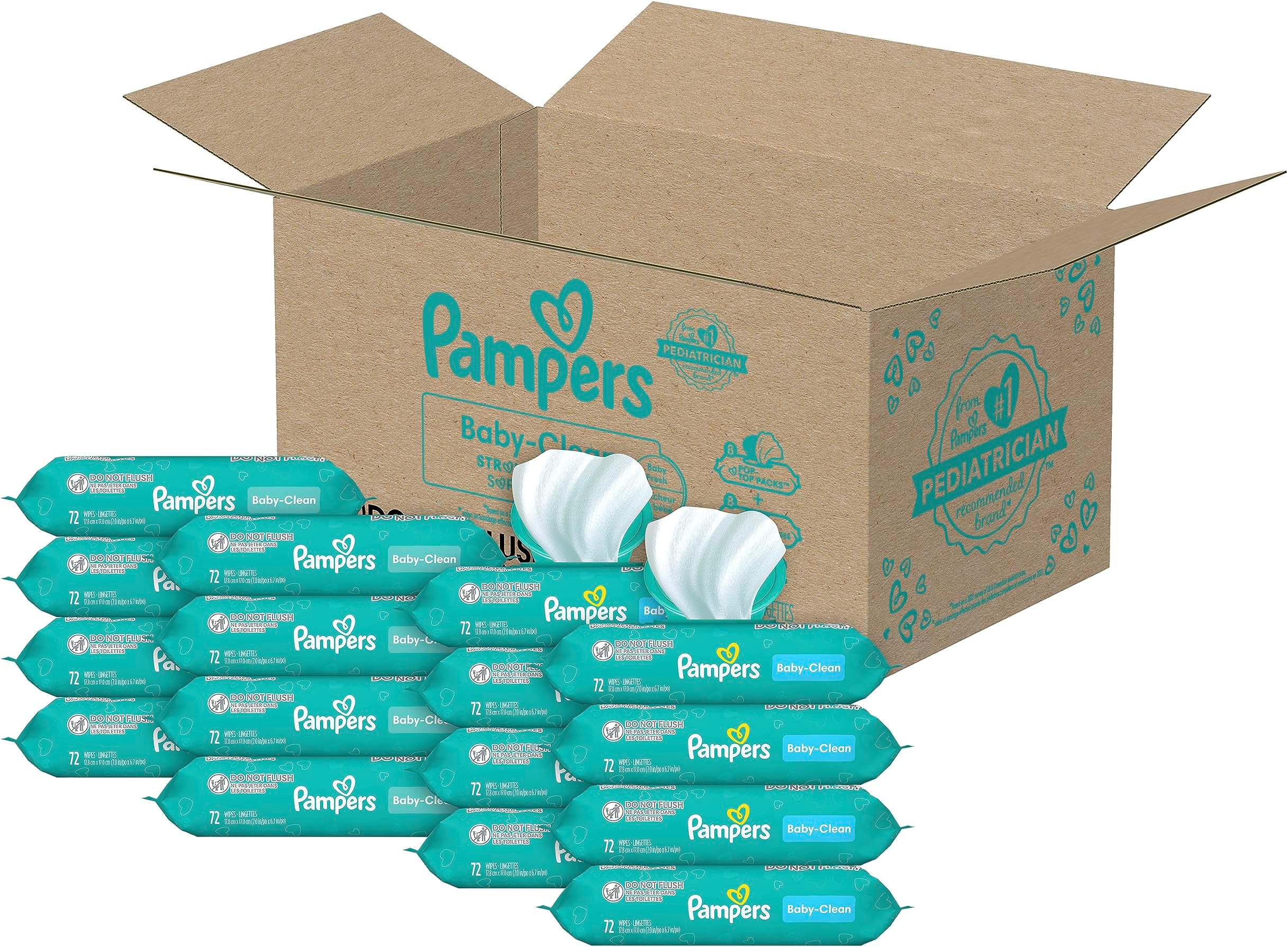 Amazon.com: Pampers Baby Dry Disposable Baby Diapers Size 4, 2 Month ...