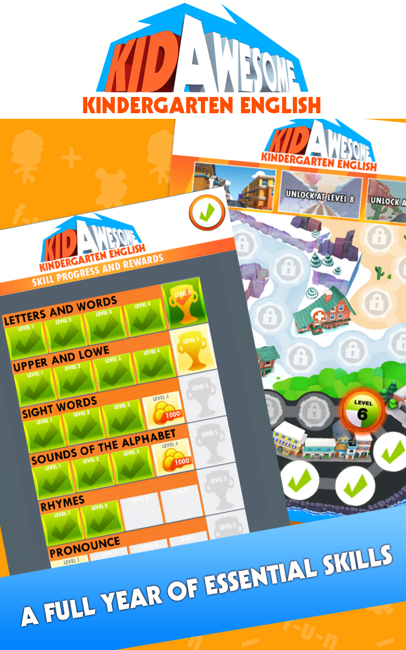 Kid Awesome Kindergarten English - App on Amazon Appstore