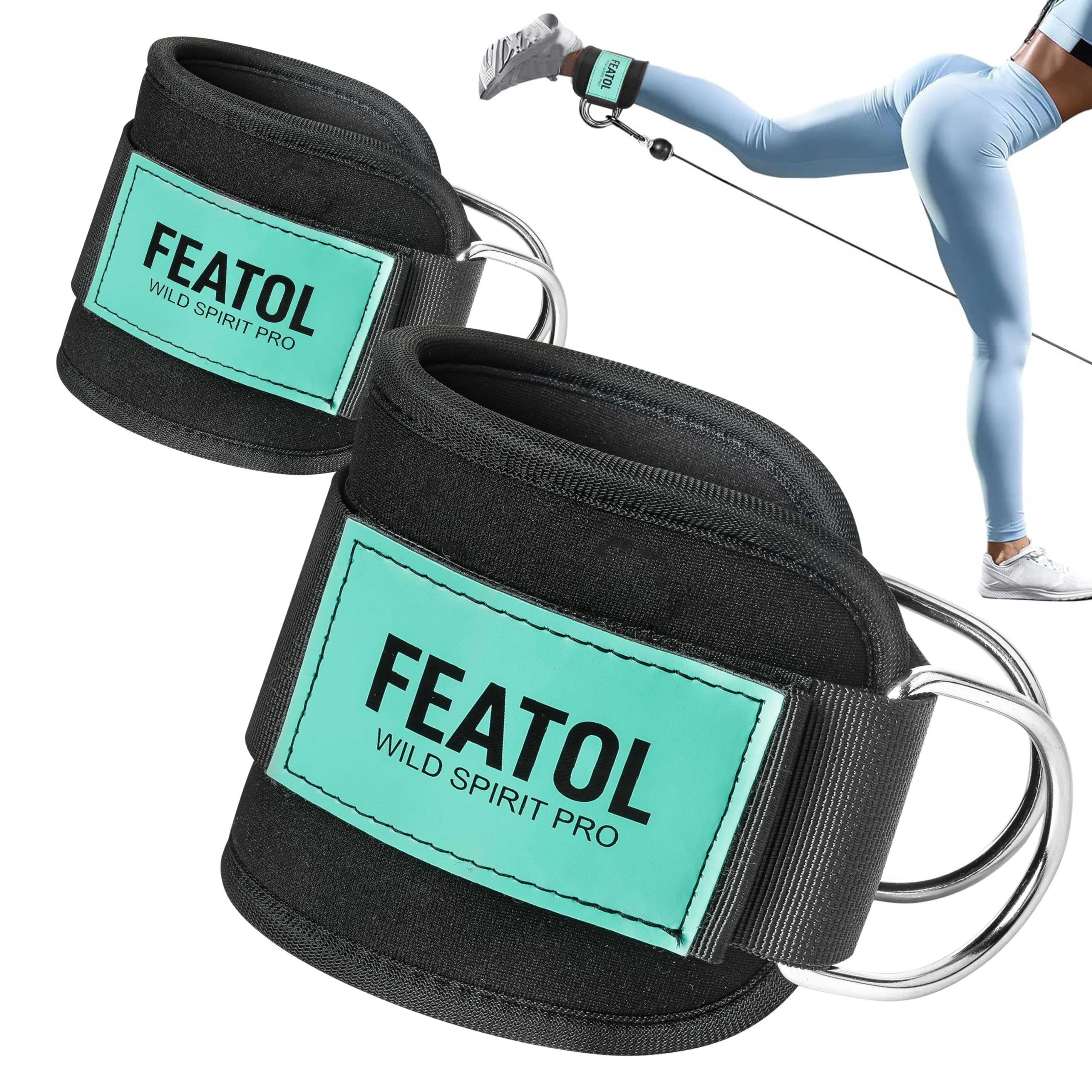 Snapklik.com : FEATOL Ankle Strap For Cable Machine, Cable Kick Back ...
