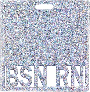 Amazon.com : Plifal RN BSN Badge Buddy Card Holder - Bachelor of ...