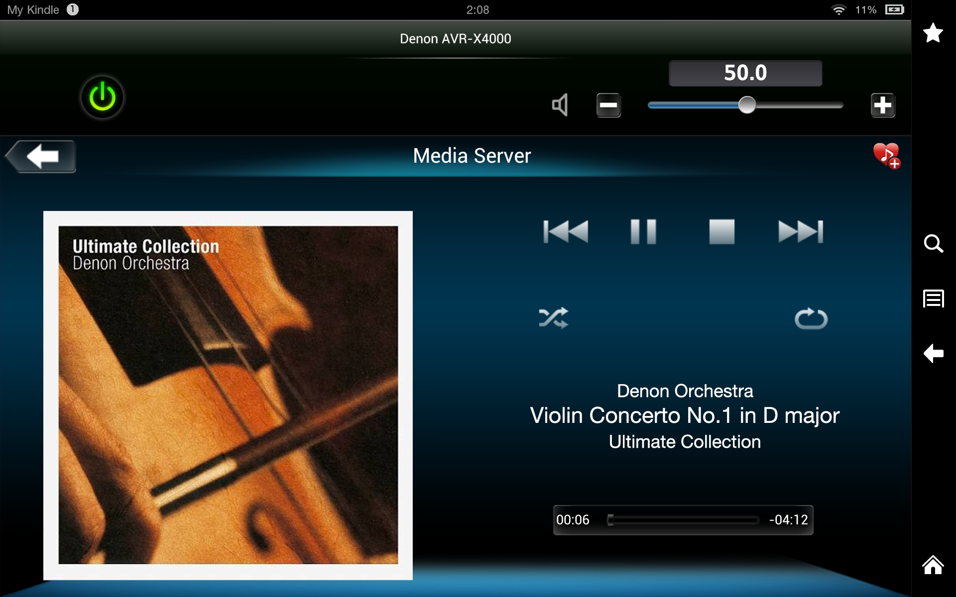 Denon Remote App - App on Amazon Appstore