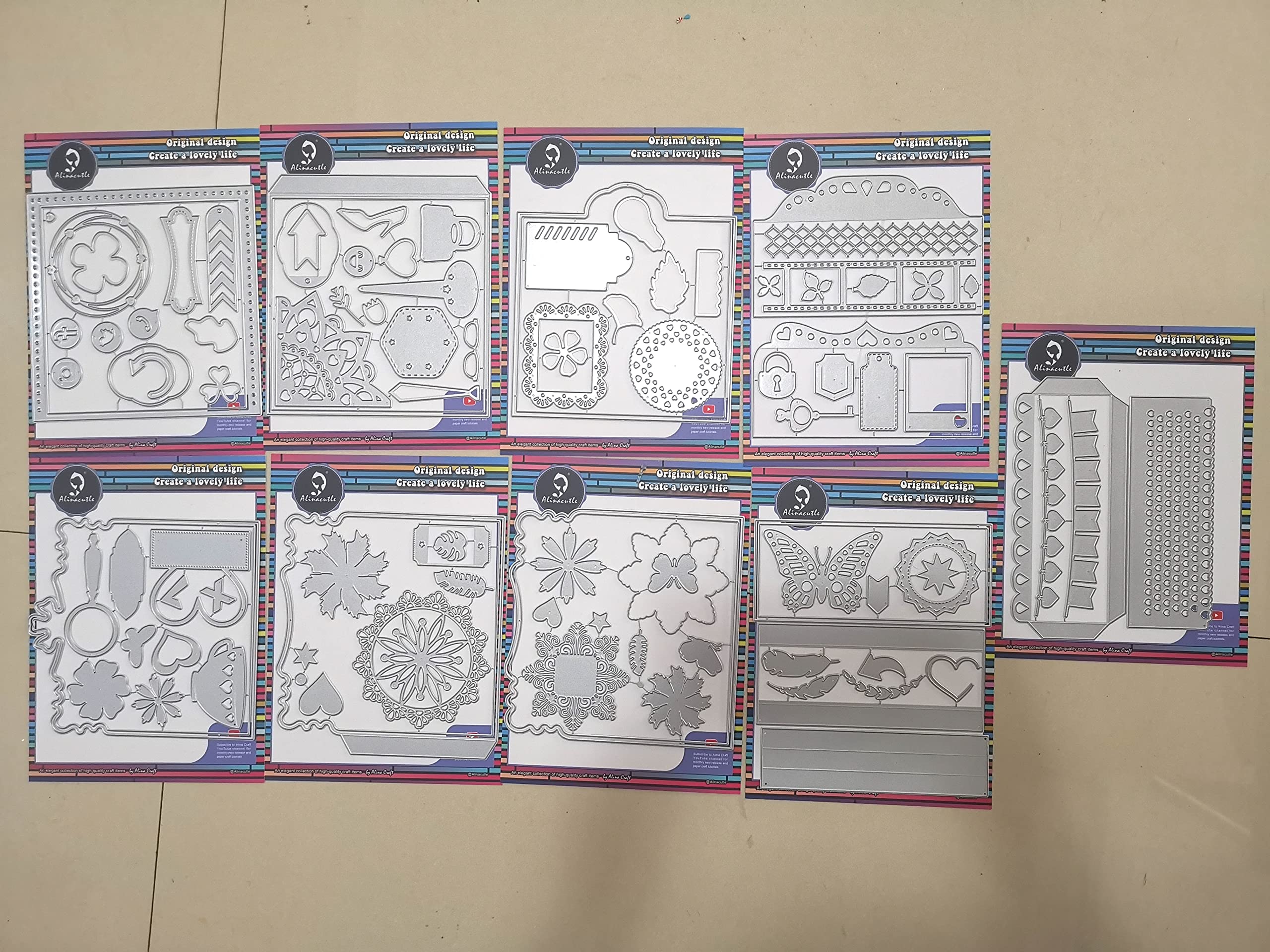 Snapklik.com : Alinacutle Mini Album Die Metal Die-Cuts, 15x15CM Size ...