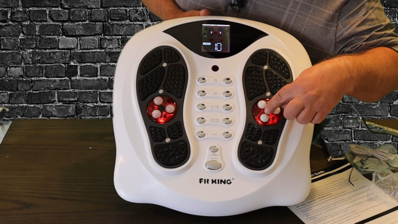 Watch FIT KING Foot Circulation Stimulator Machine Review on Amazon Live