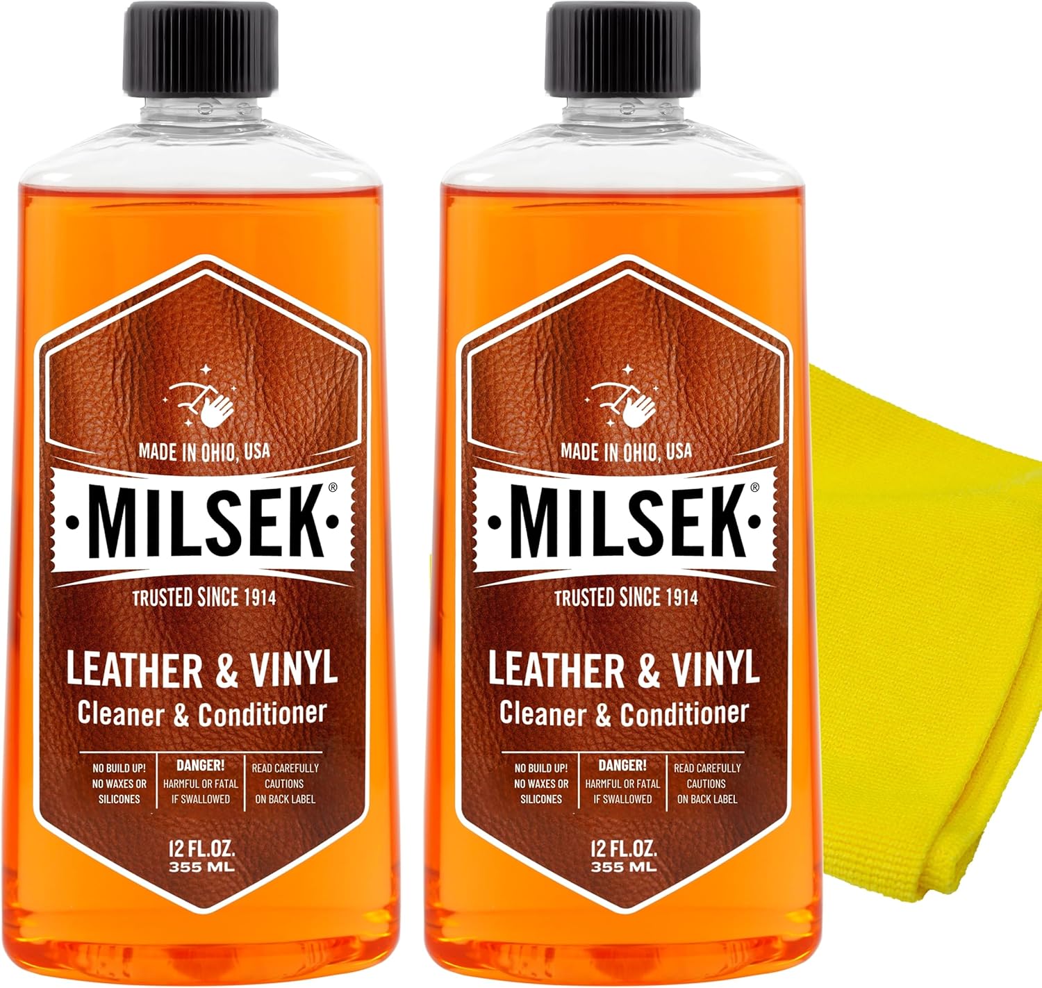 Amazon.com: Milsek Leather & Vinyl Cleaner & Conditioner - Cleaning ...