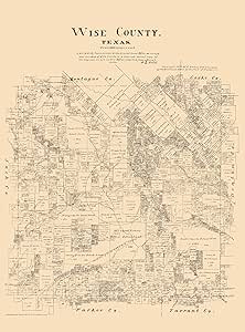 Amazon.com: MAPS OF THE PAST Historic County Map - Wise County Texas ...
